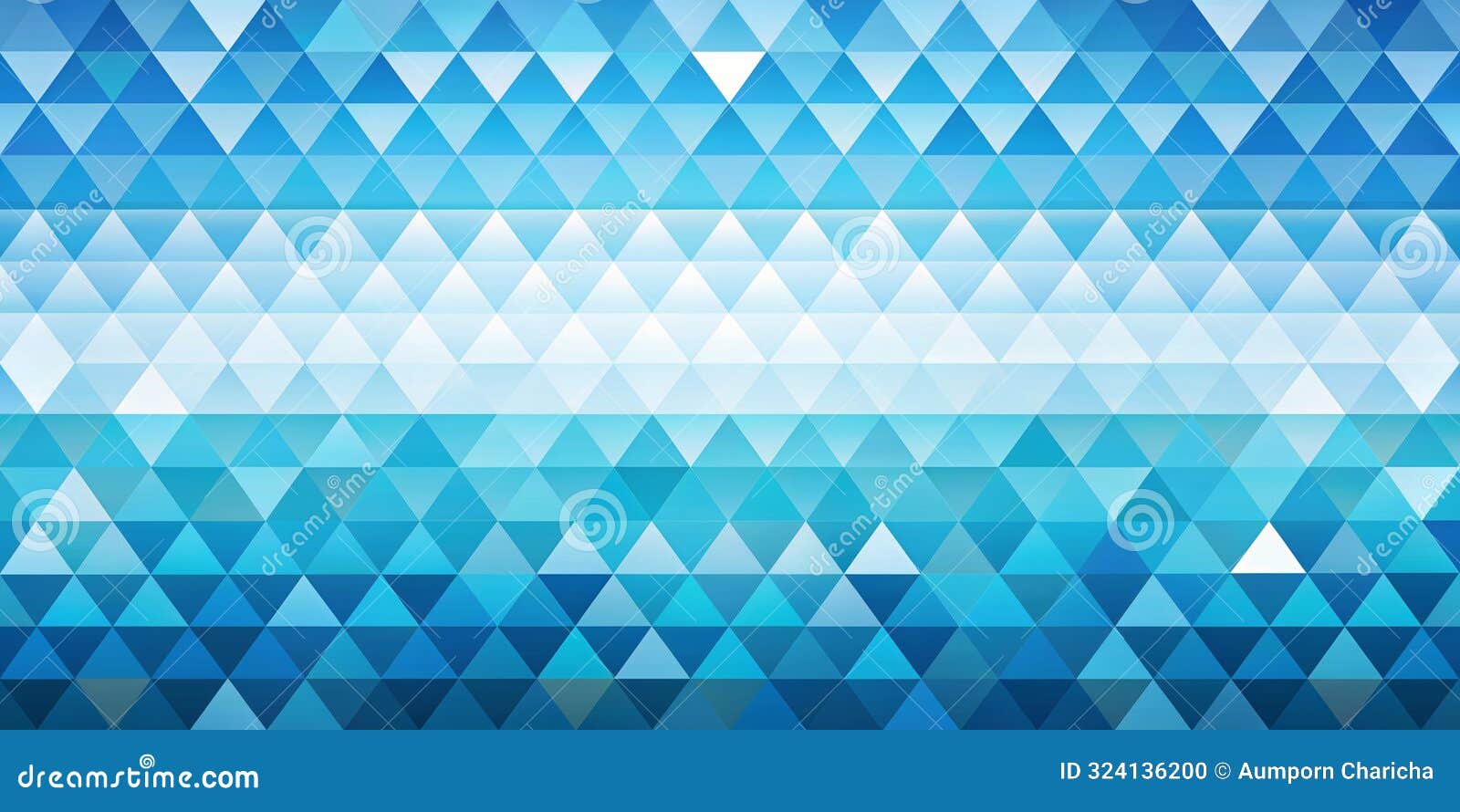 Abstract Blue Triangular Pattern Creative AI Stock Illustration ...