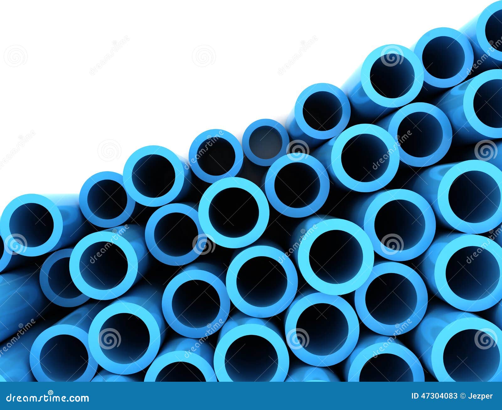 Abstract blue tubes stock illustration. Illustration of circle - 47304083