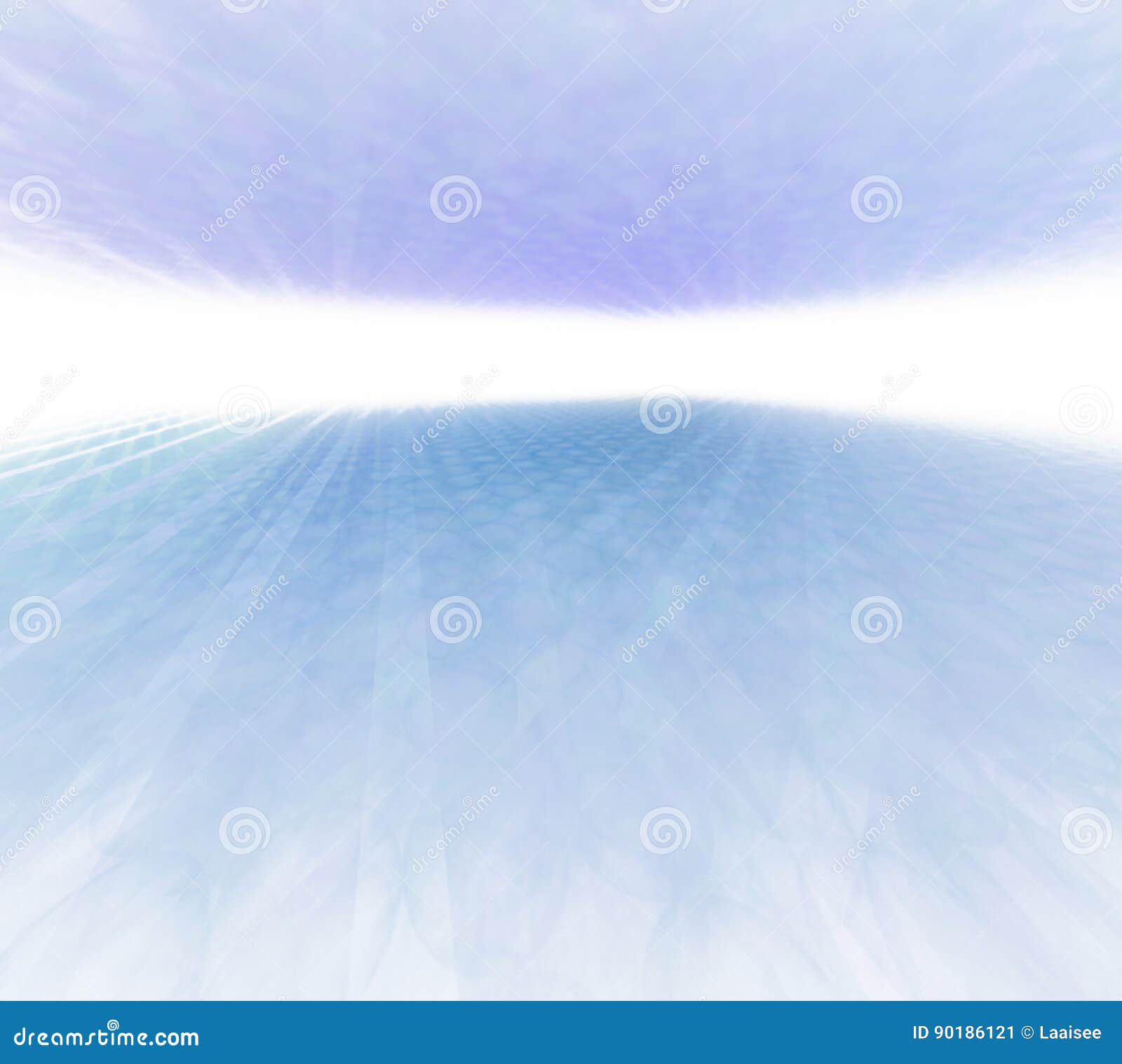Abstract Blue and Turquoise Background with White Horizon. Sea a Stock ...