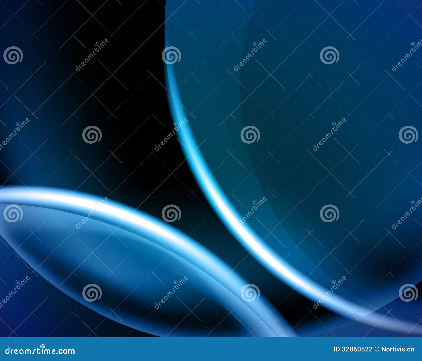 Abstract Blue Vector Background with Blending Colo Stock Vector ...