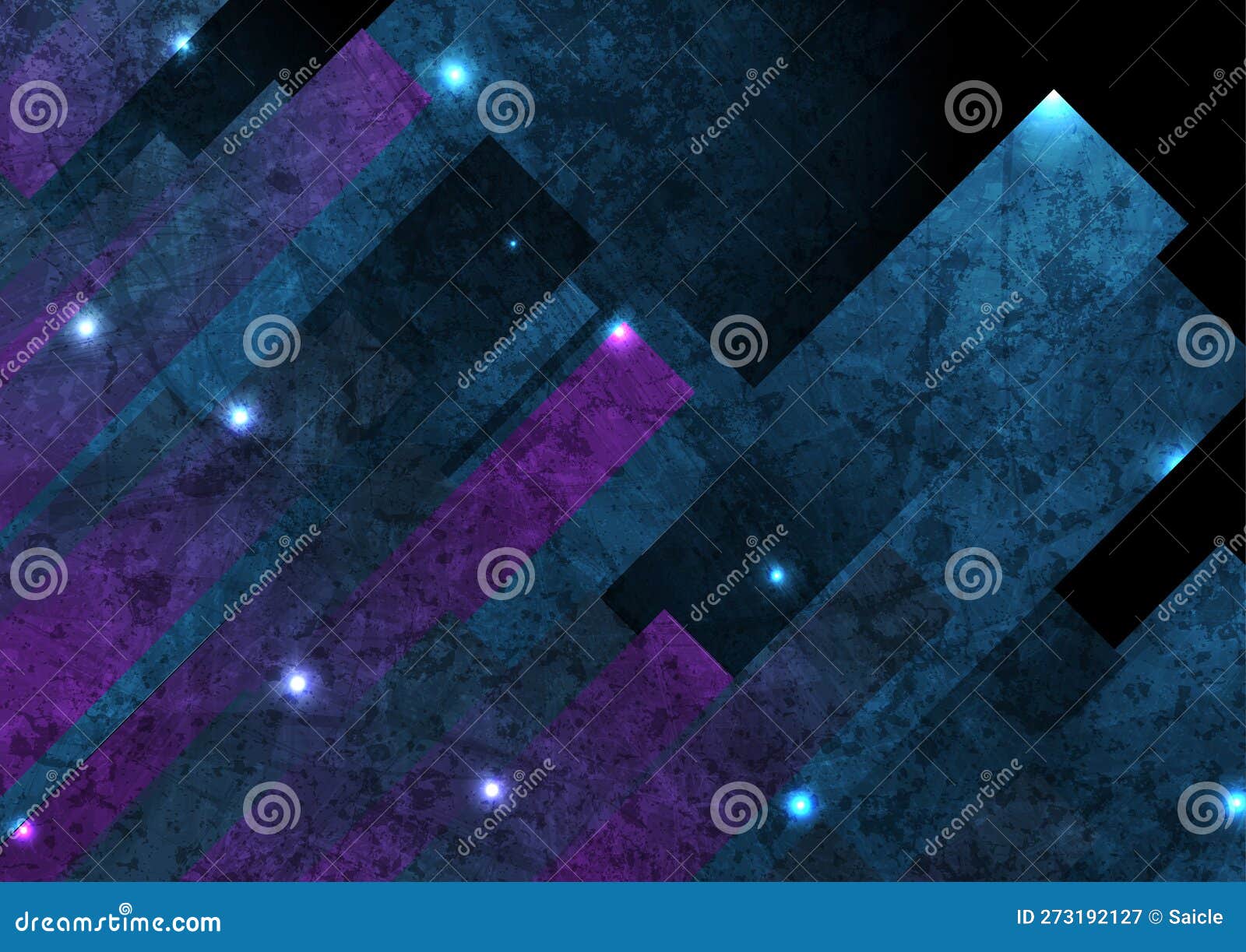 Abstract Blue Violet Glowing Shiny Stripes Minimal Grunge Background ...