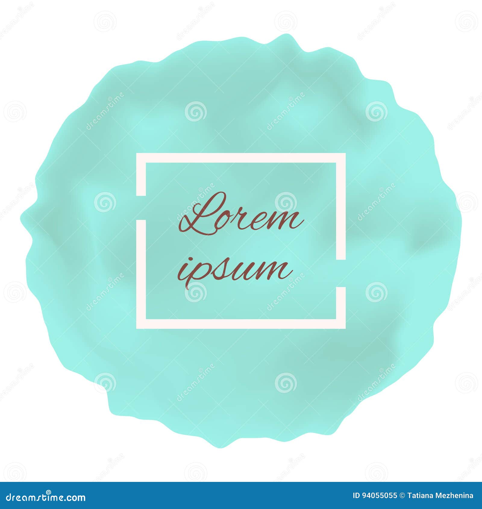 Abstract Blue Viscous Liquid Background for Text Stock Illustration ...