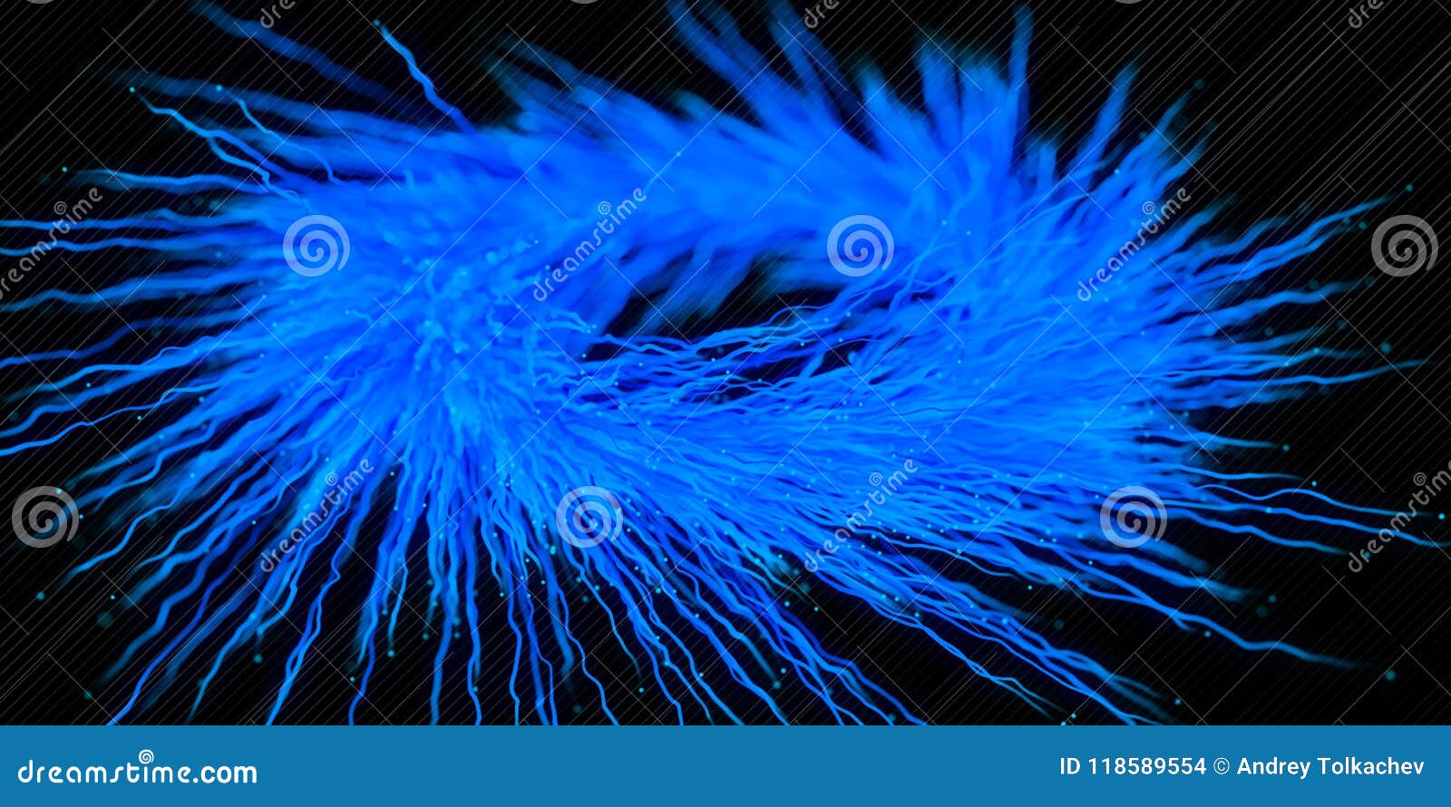 Creative Blue Vortex Wallpaper Stock Illustration - Illustration of ...