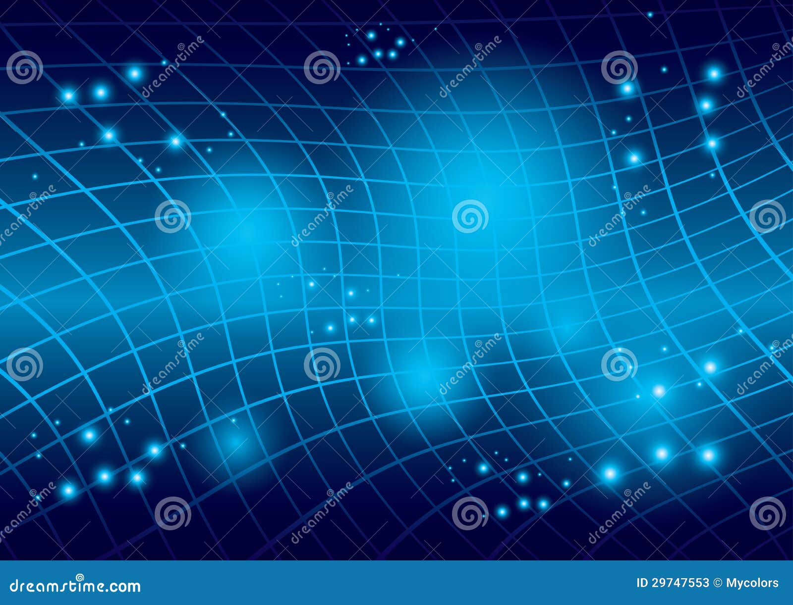 Abstract Blue Warped Background - Vector Stock Vector - Illustration of ...