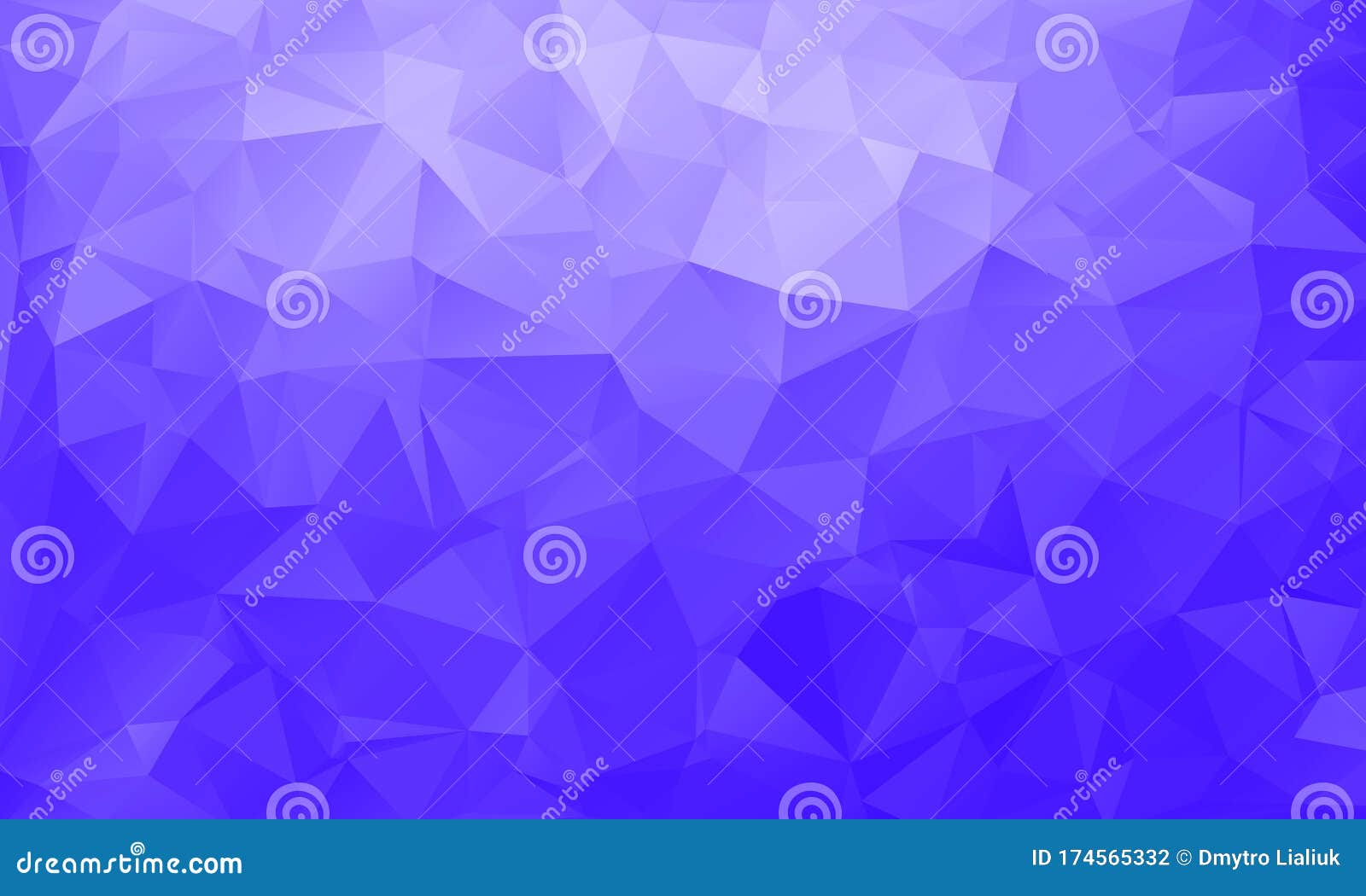 Abstract Blue, Water Background from Triangles, Vector Illustration ...