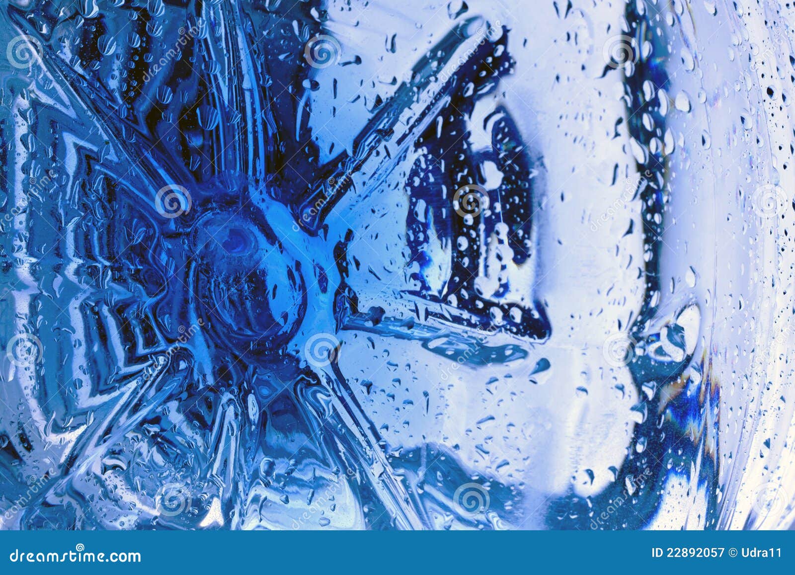 Abstract Blue Water Drops Background Stock Image - Image of shape ...