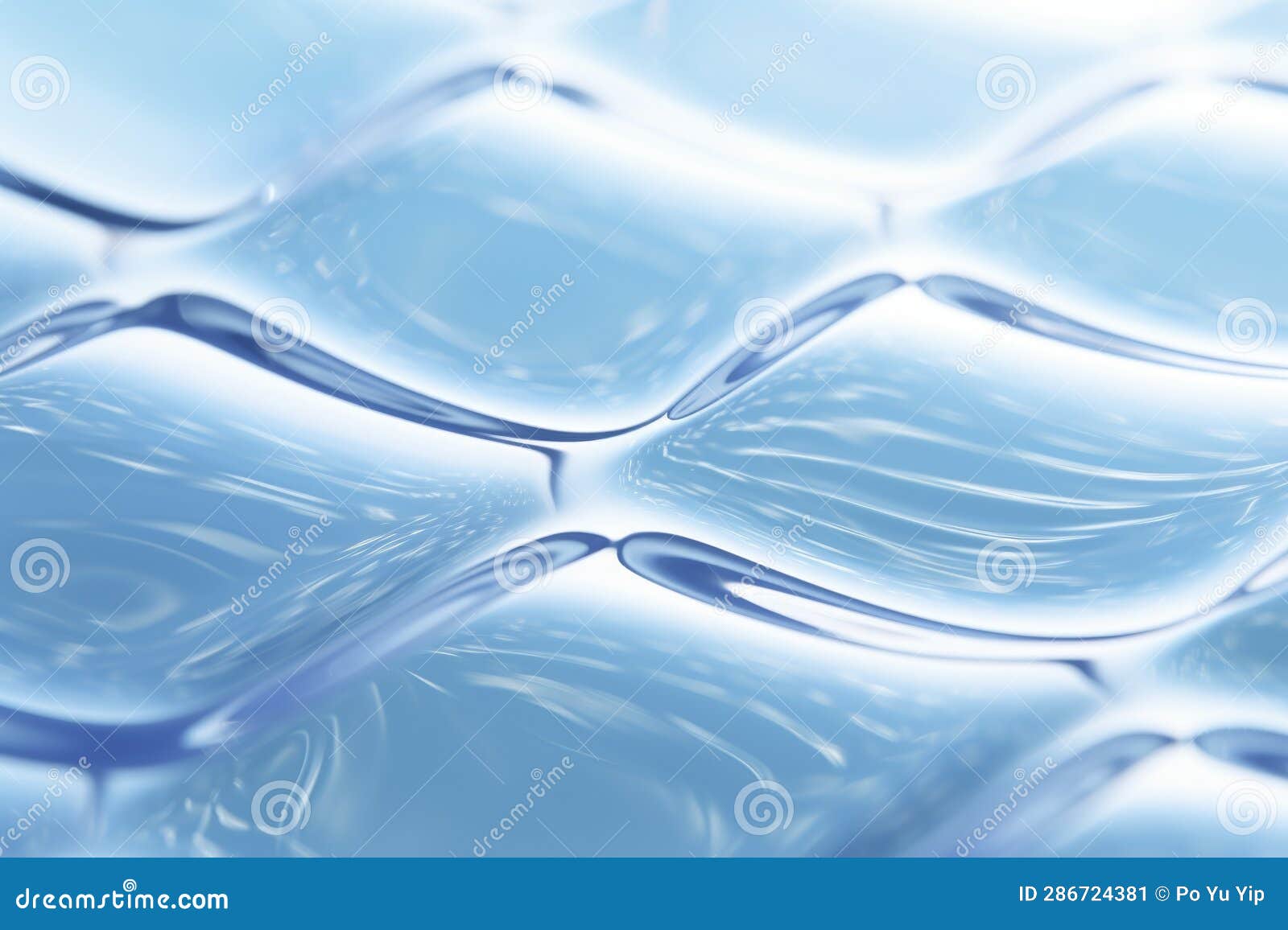 Abstract Blue Water Flow Background Stock Illustration - Illustration ...