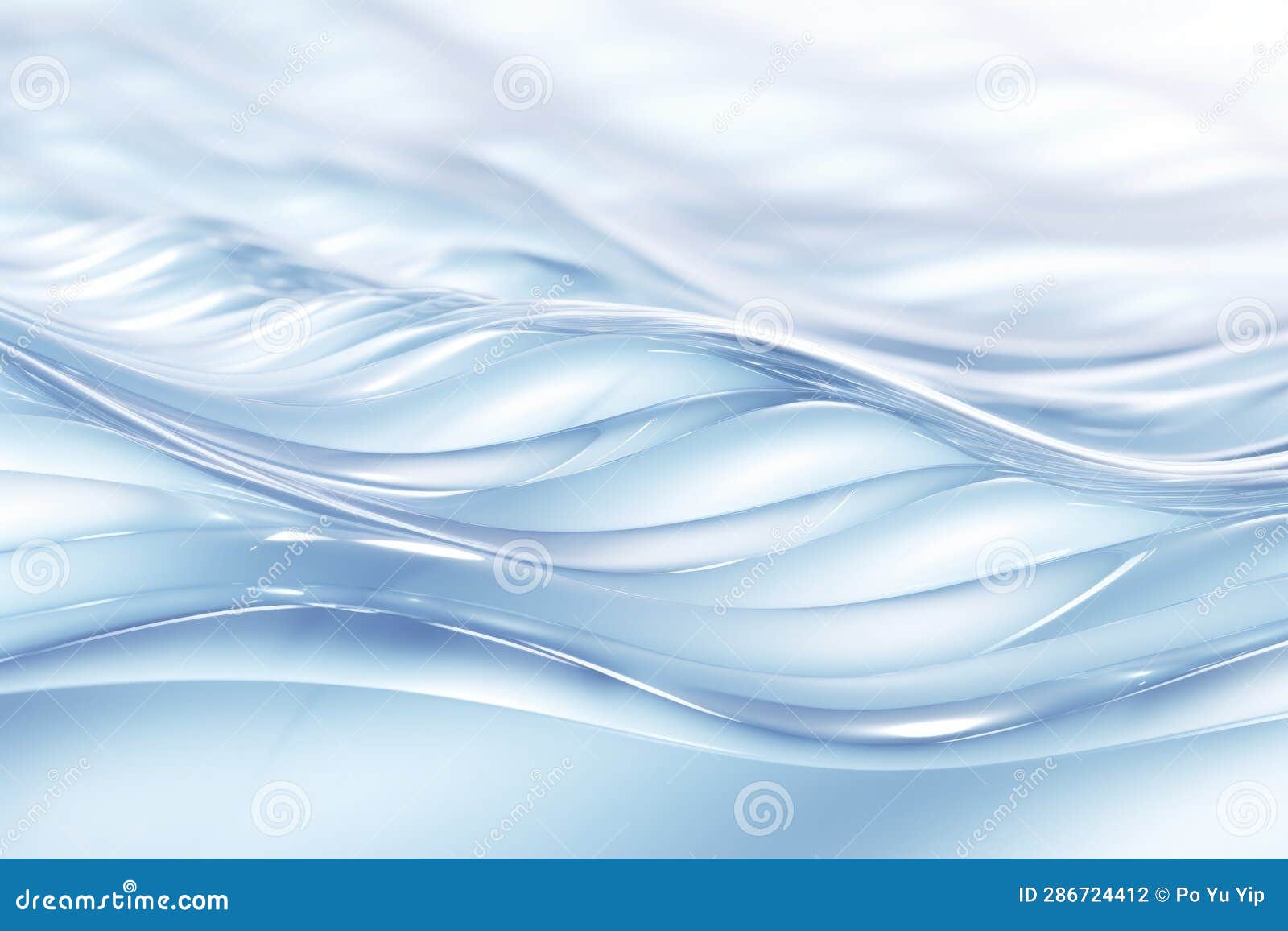 Abstract Blue Water Flow Background Stock Illustration - Illustration ...