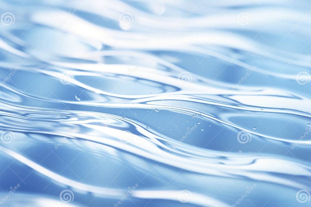 Abstract Blue Water Flow Background Stock Illustration - Illustration ...