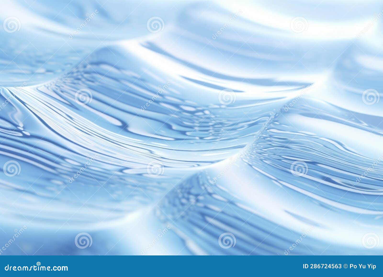 Abstract Blue Water Flow Background Stock Illustration - Illustration ...
