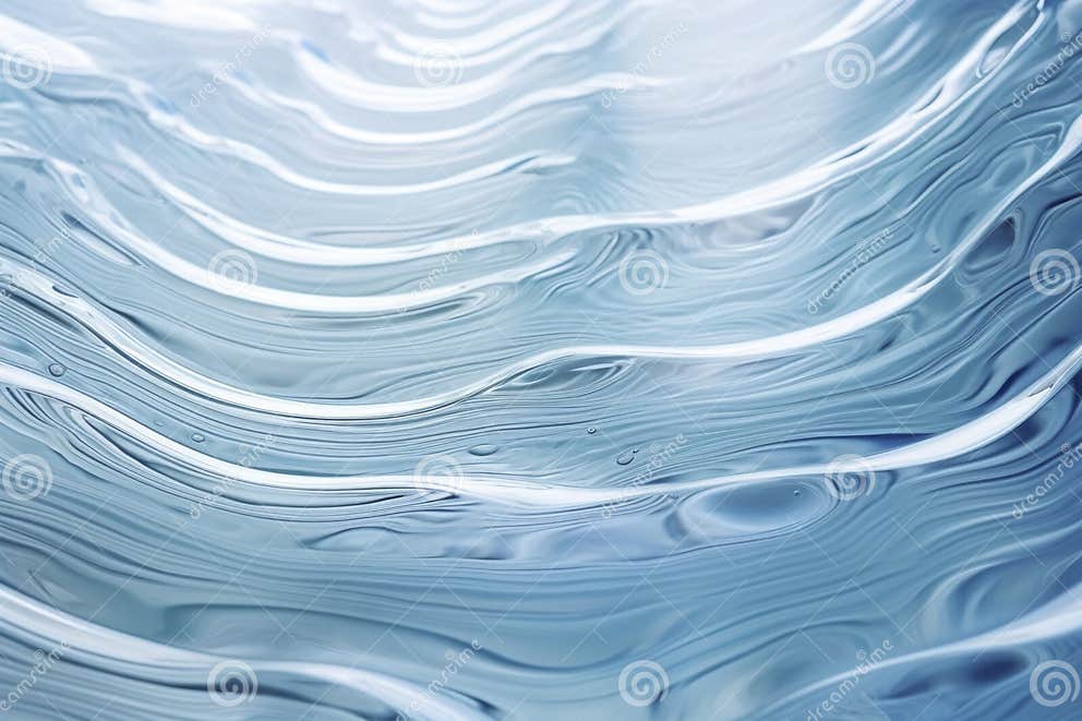 Abstract Blue Water Flow Background Stock Illustration - Illustration ...