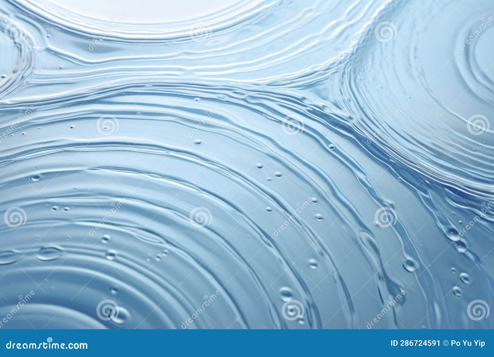 Abstract Blue Water Flow Background Stock Illustration - Illustration ...