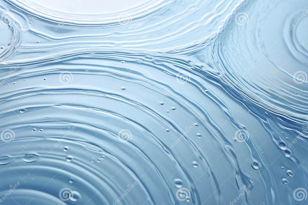 Abstract Blue Water Flow Background Stock Illustration - Illustration ...