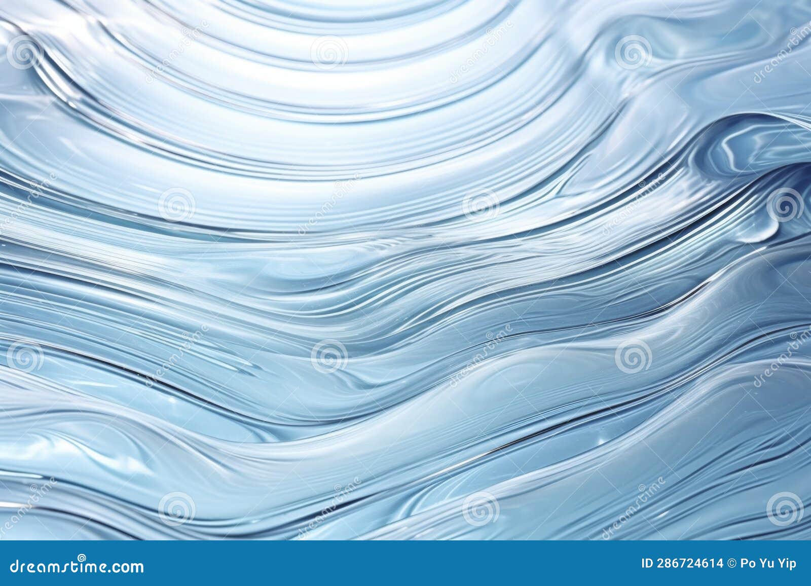 Abstract Blue Water Flow Background Stock Illustration - Illustration ...