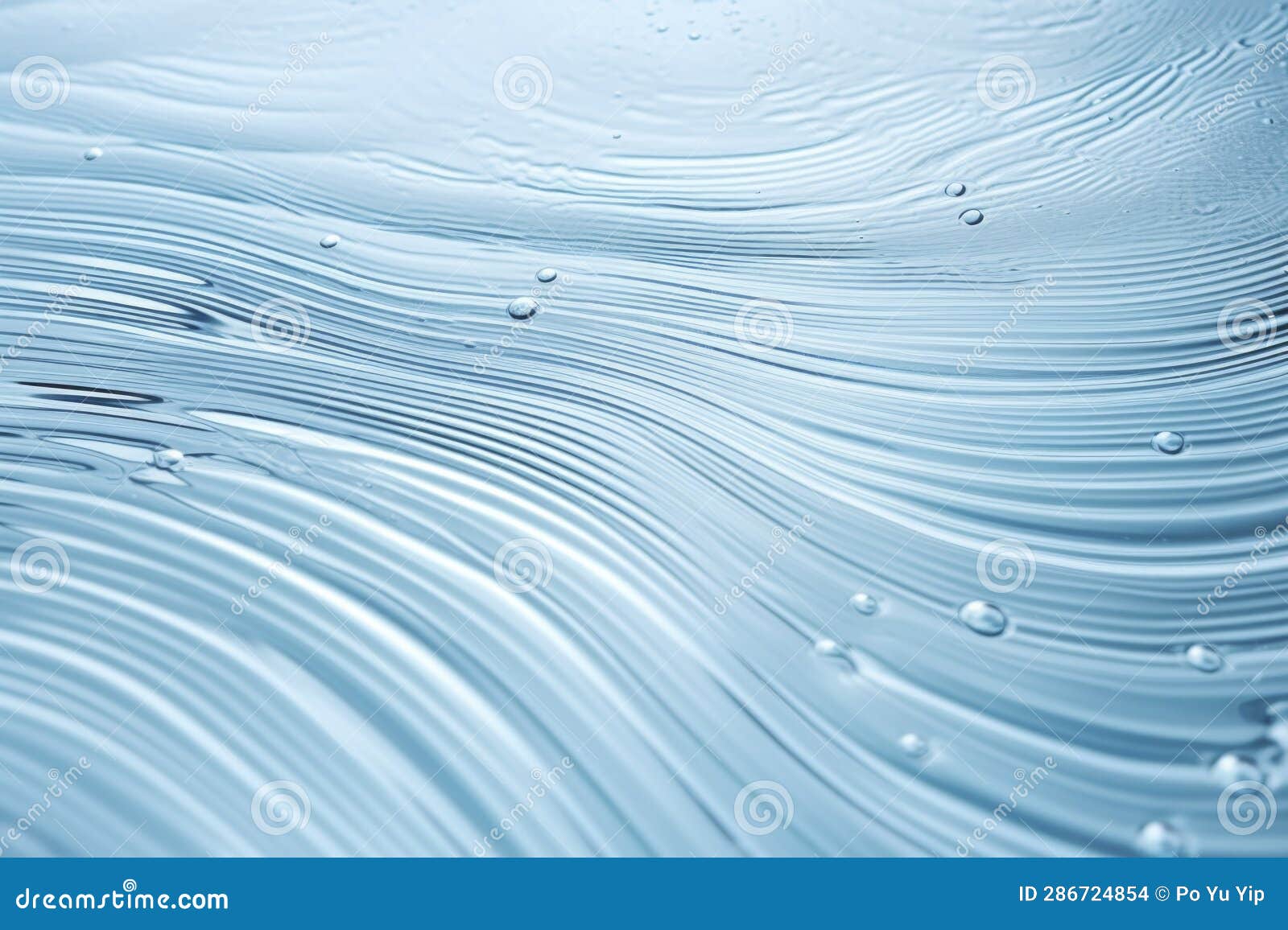 Abstract Blue Water Flow Background Stock Illustration - Illustration ...