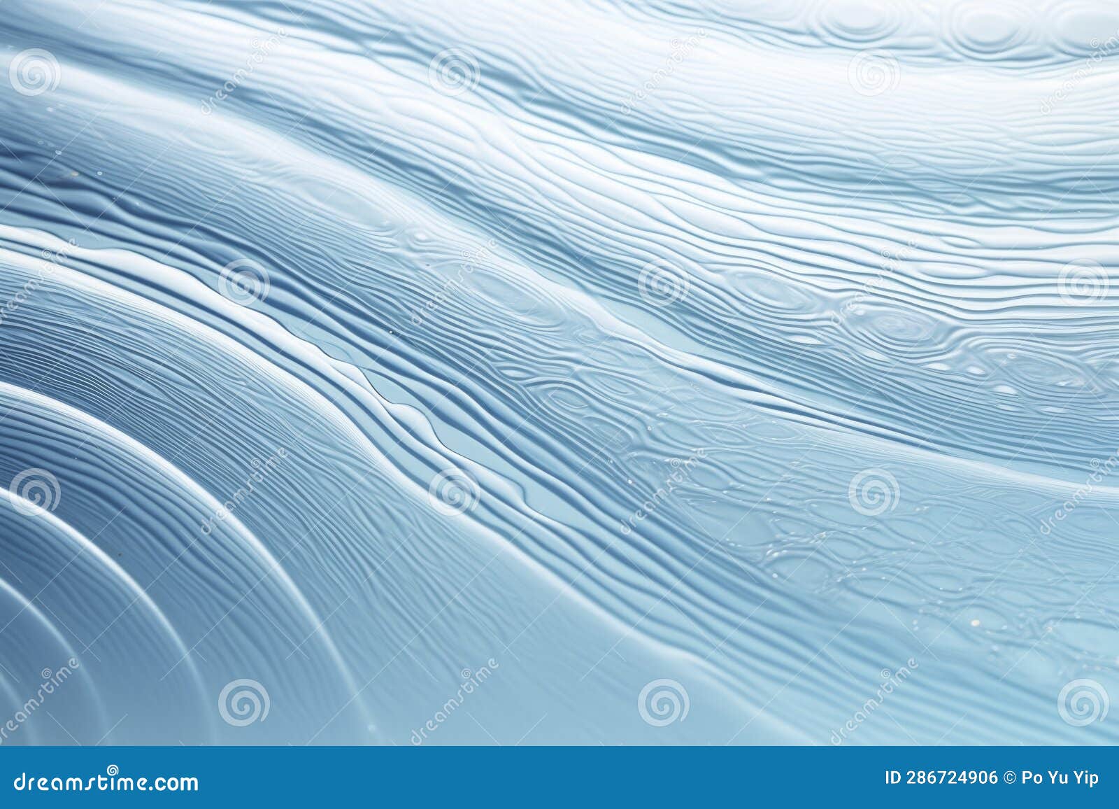 Abstract Blue Water Flow Background Stock Illustration - Illustration ...