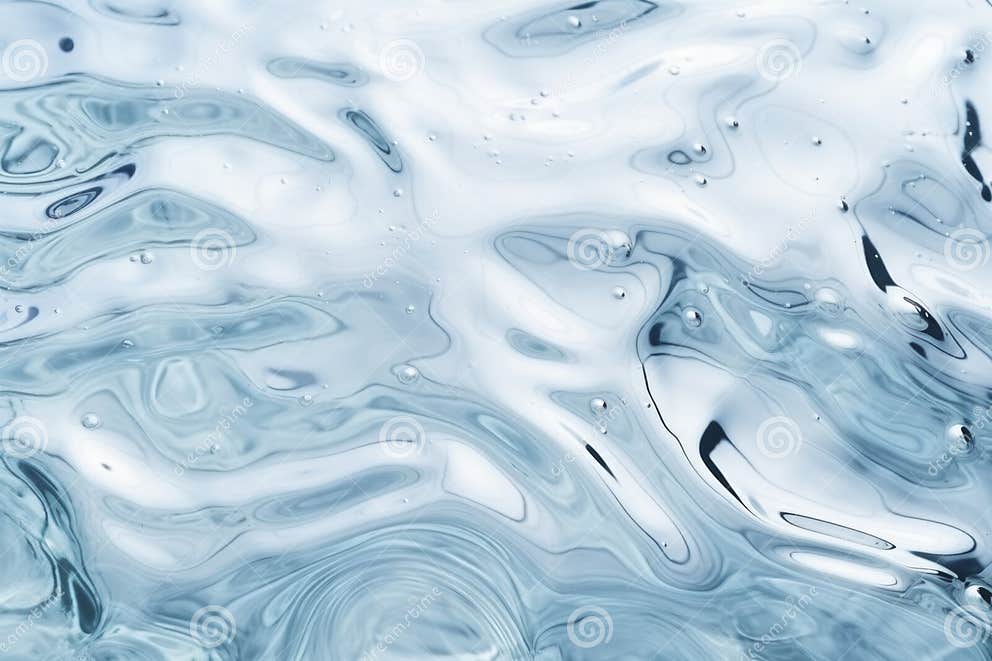 Abstract Blue Water Flow Background Stock Illustration - Illustration ...