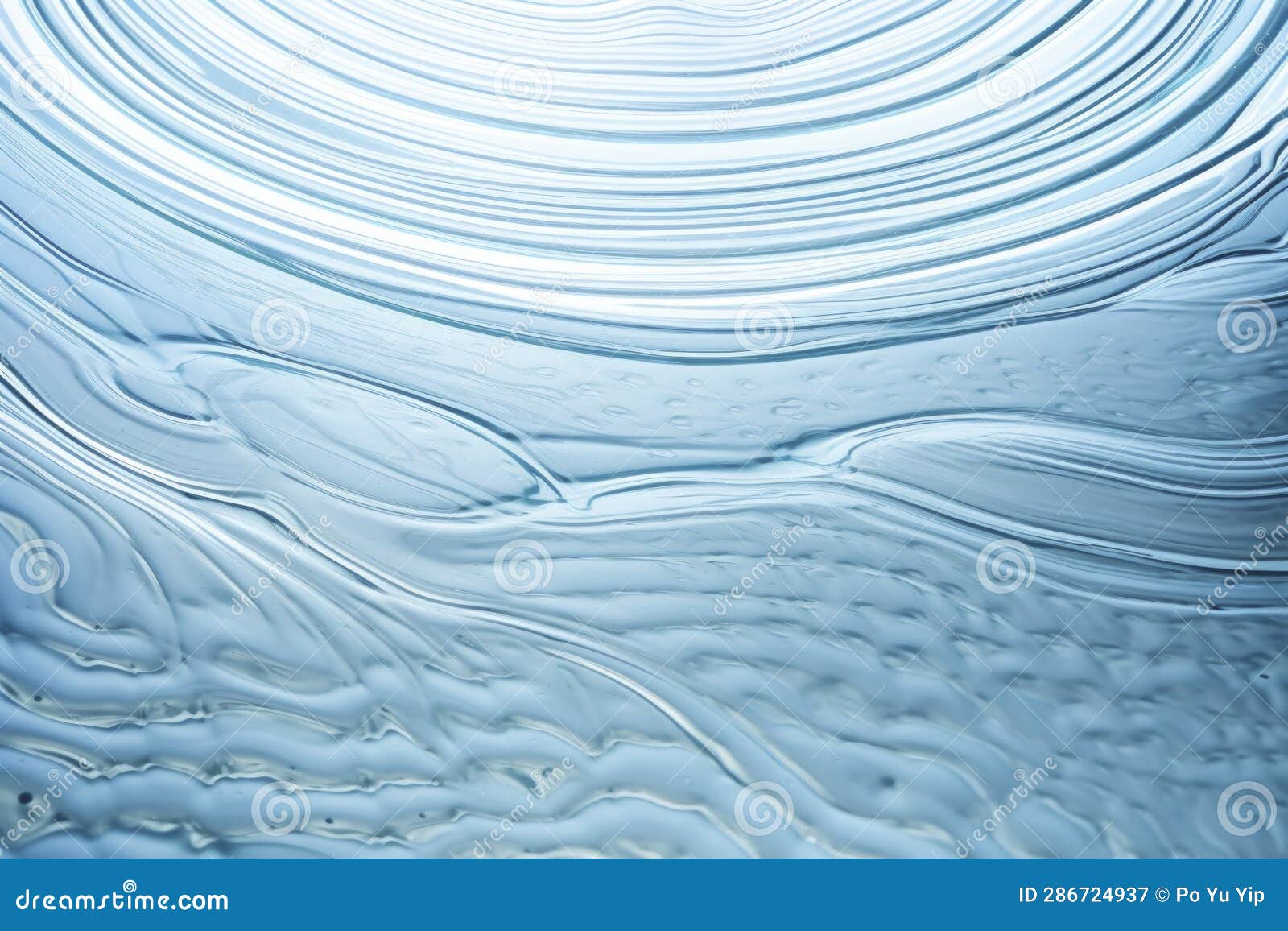 Abstract Blue Water Flow Background Stock Illustration - Illustration ...