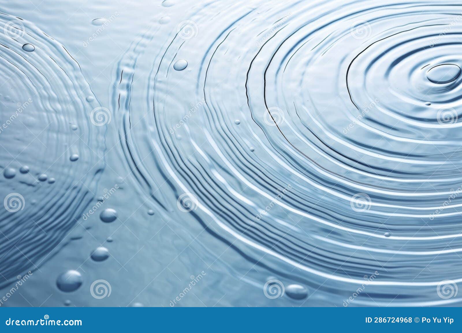Abstract Blue Water Flow Background Stock Illustration - Illustration ...