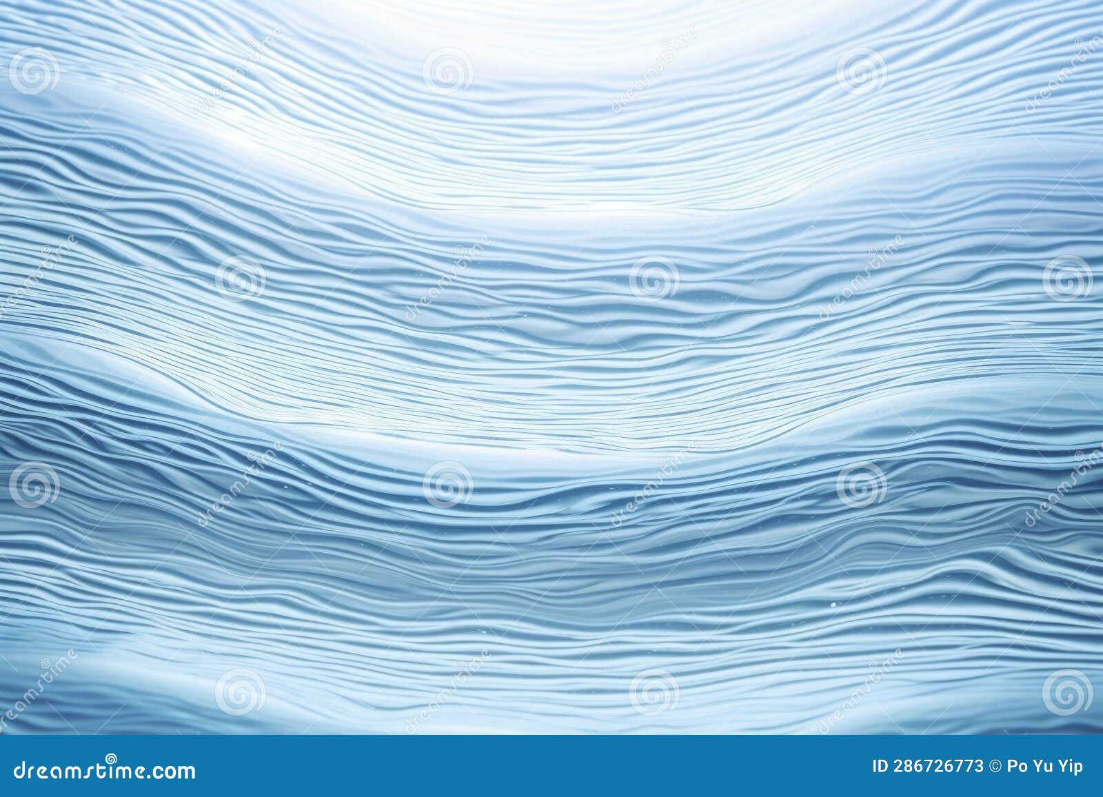 Abstract Blue Water Flow Background Stock Illustration - Illustration ...