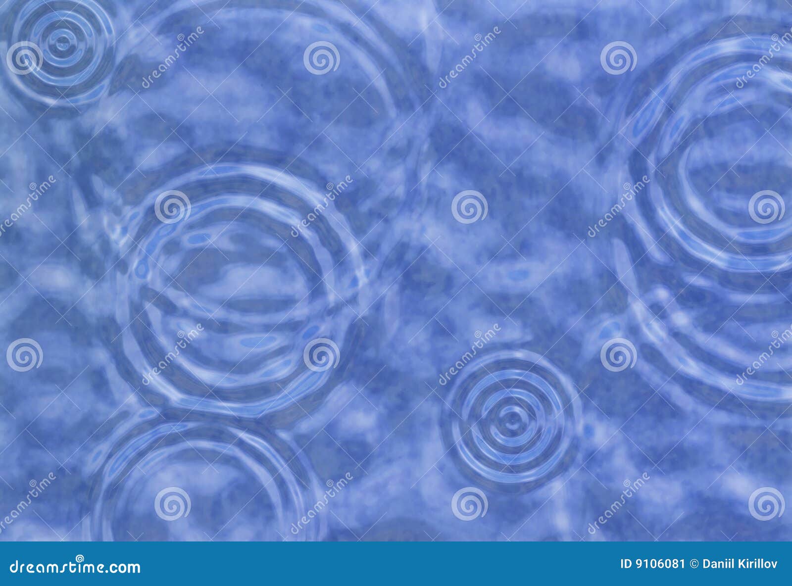 Abstract Blue Water Ripple Background Stock Illustration - Illustration ...
