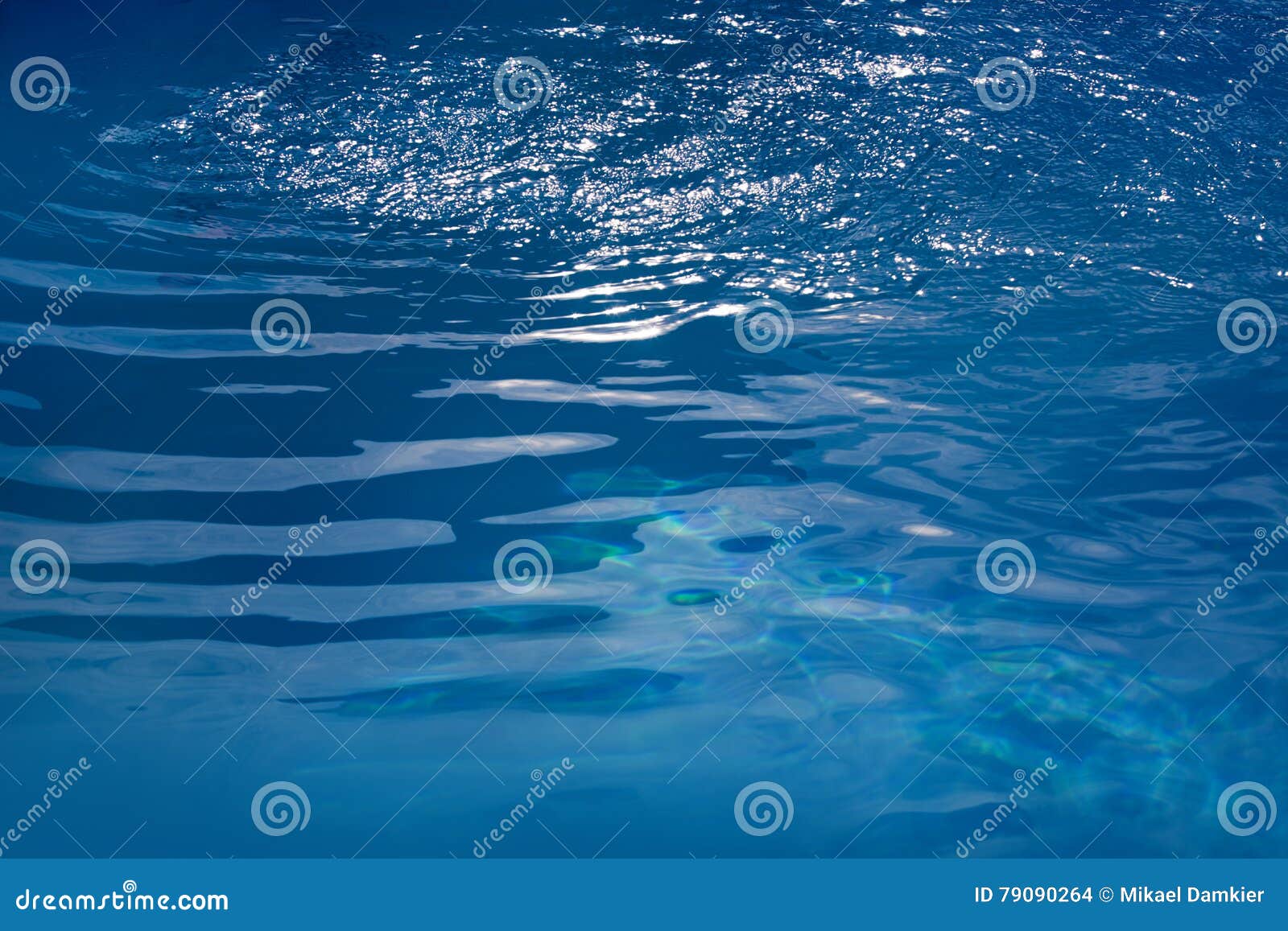 Abstract Blue Water Sea for Background Stock Photo - Image of rippled ...