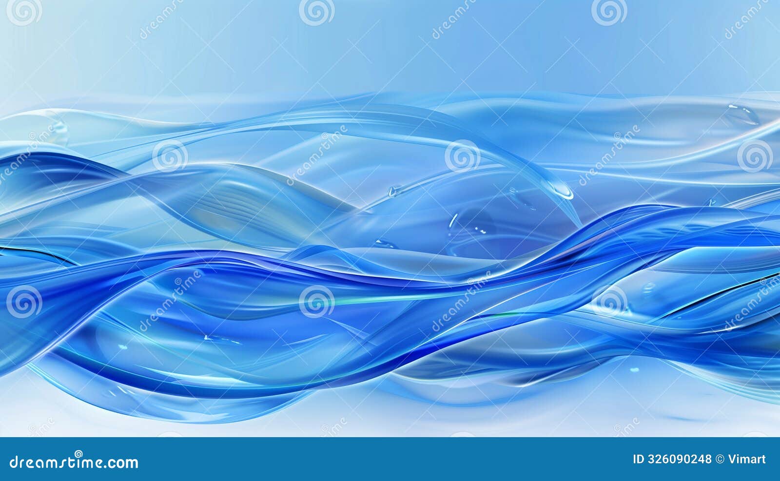 Abstract Blue Water Wave Pattern, Creating a Modern and Vibrant ...