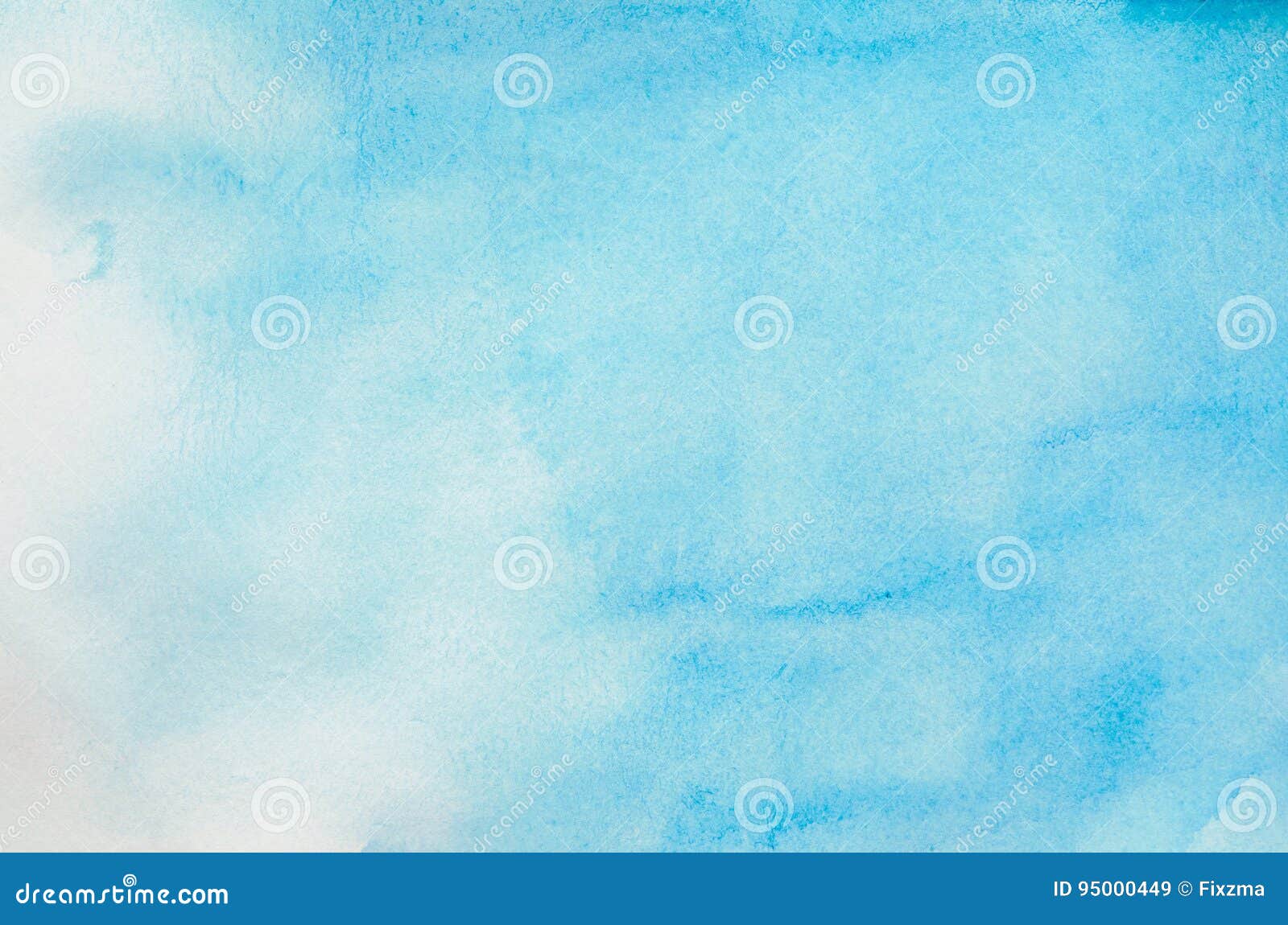 Abstract Blue Watercolor Background Stock Illustration - Illustration ...