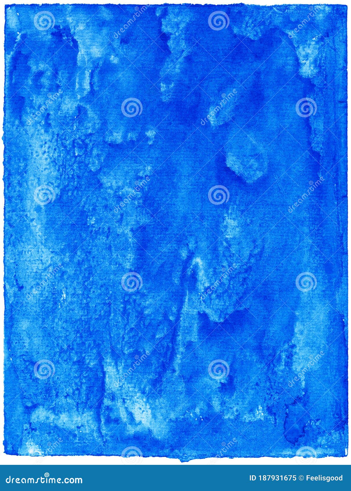 Abstract Blue Watercolor Background with Texture Aquarelle Paint and ...