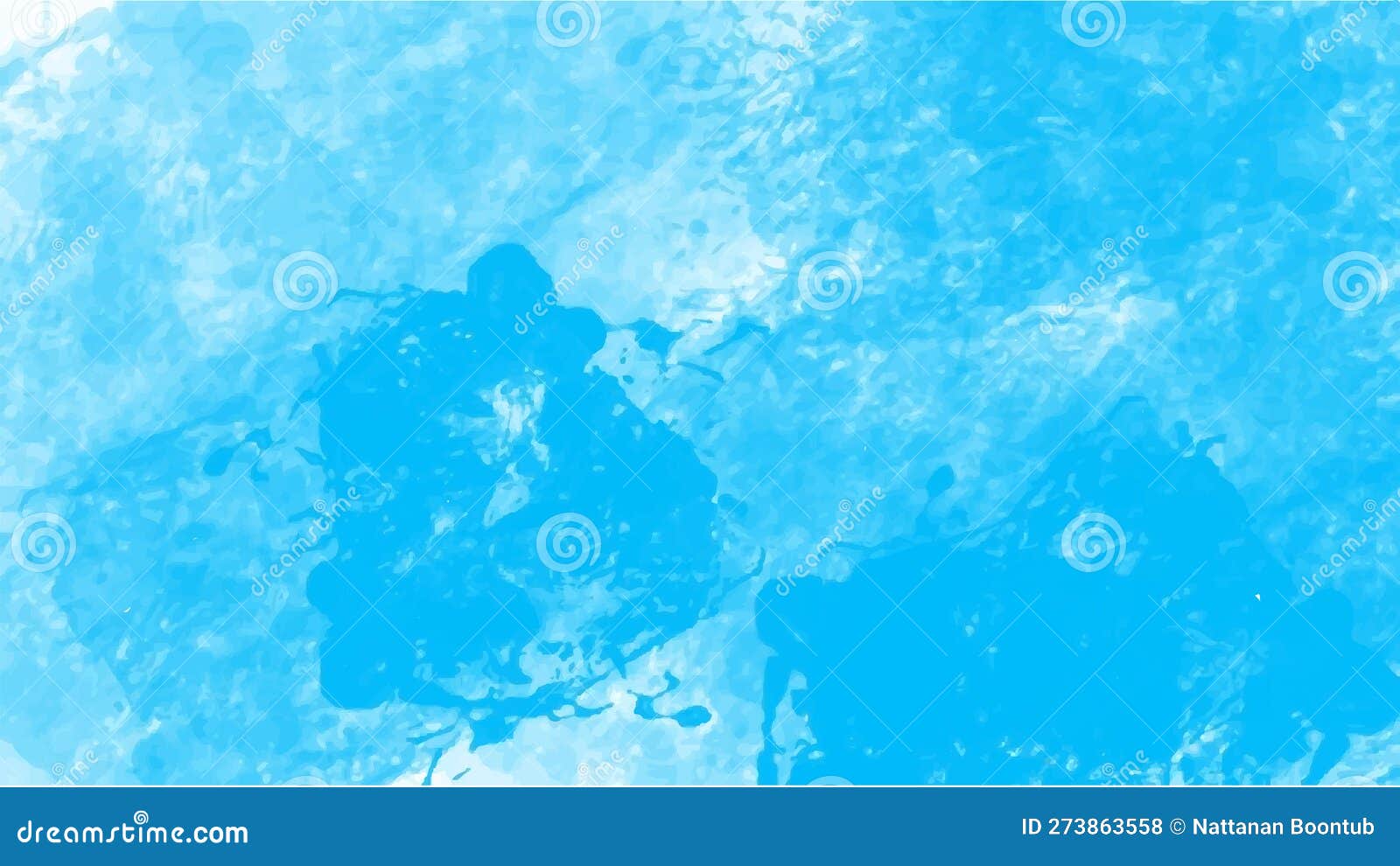 Abstract Blue Watercolor Background for Your Design, Watercolor ...