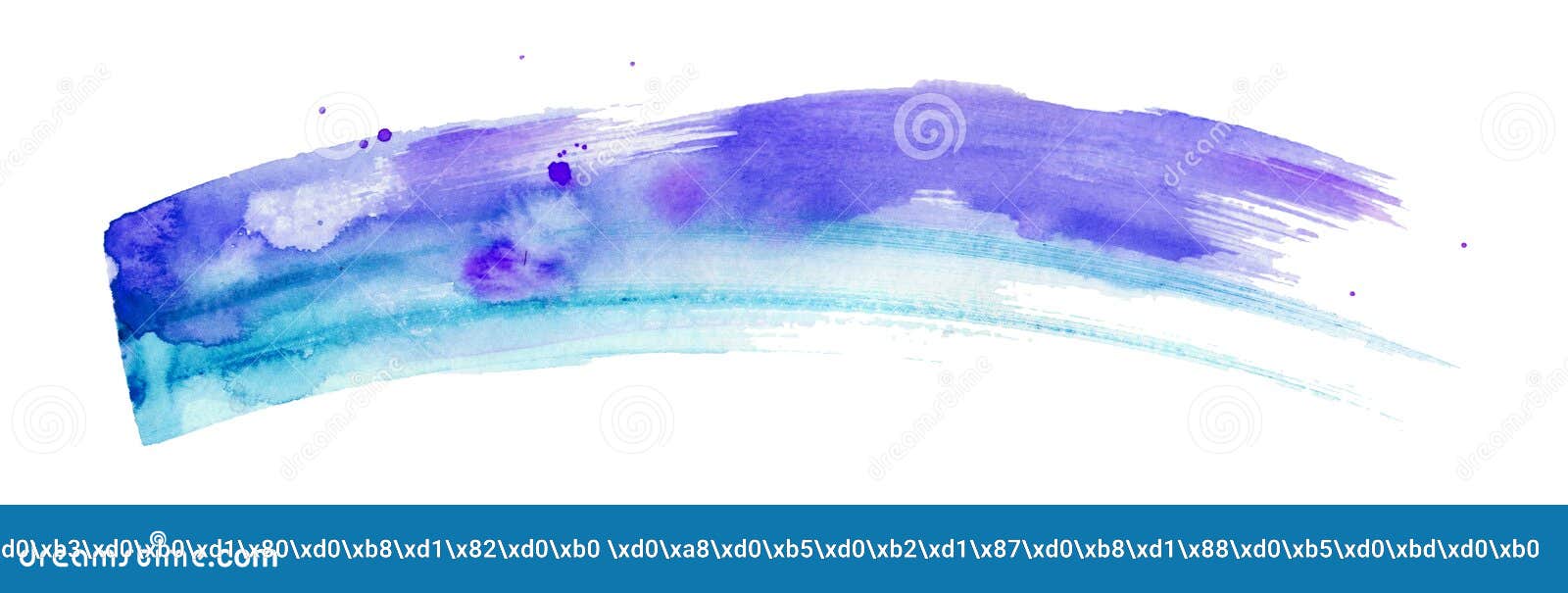 Abstract Blue Watercolor High Resolution Stock Illustration ...