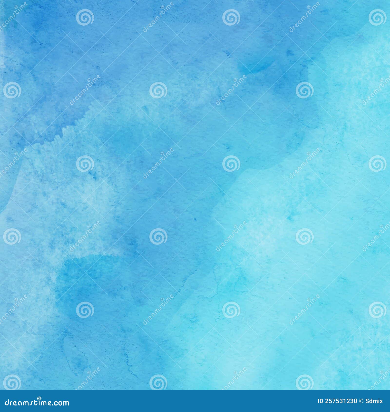 Abstract Blue Watercolor Paint Background. Vector Illustration Stock ...