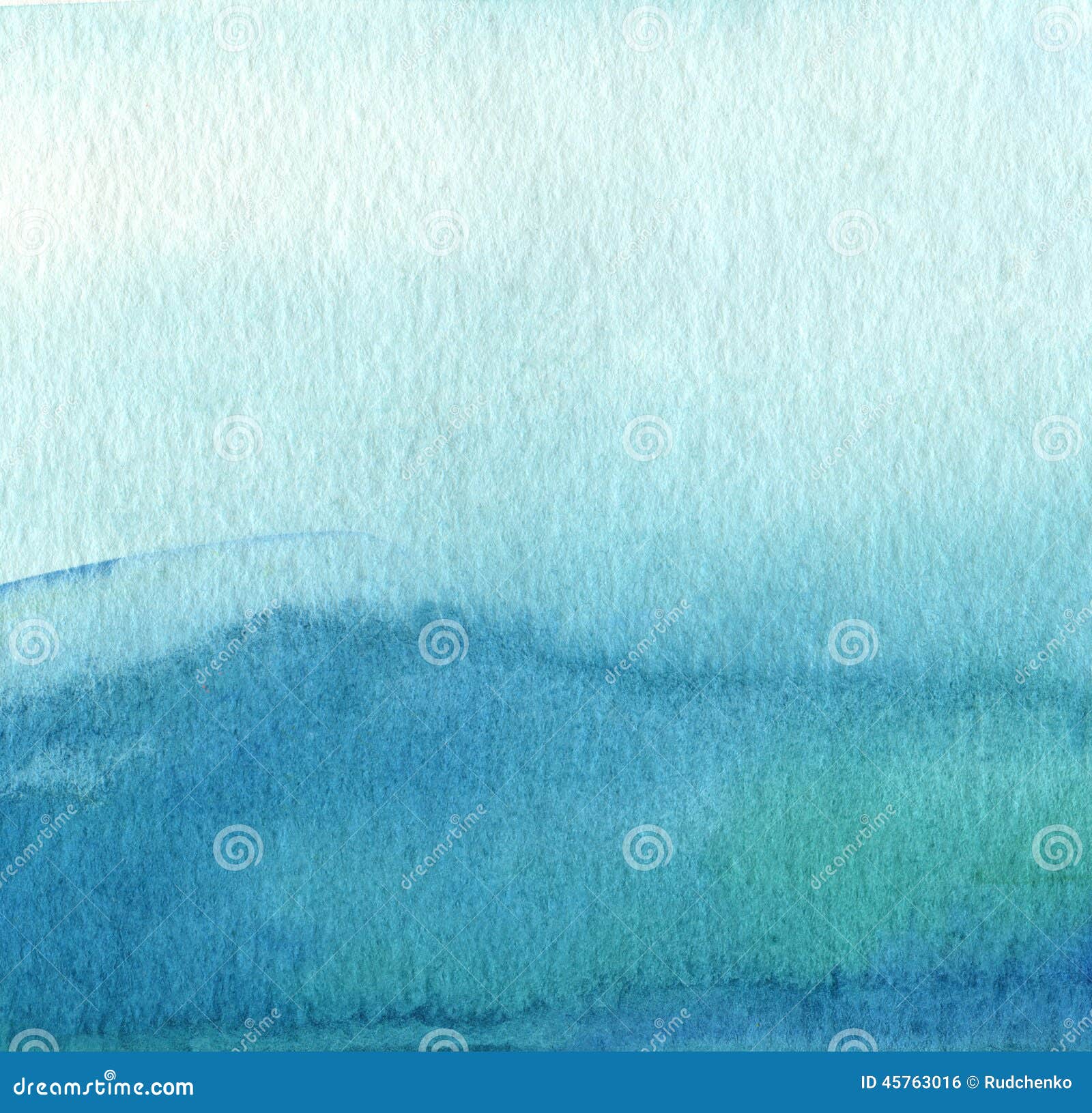 Abstract Blue Watercolor Painted Background. Stock Photo - Image of ...