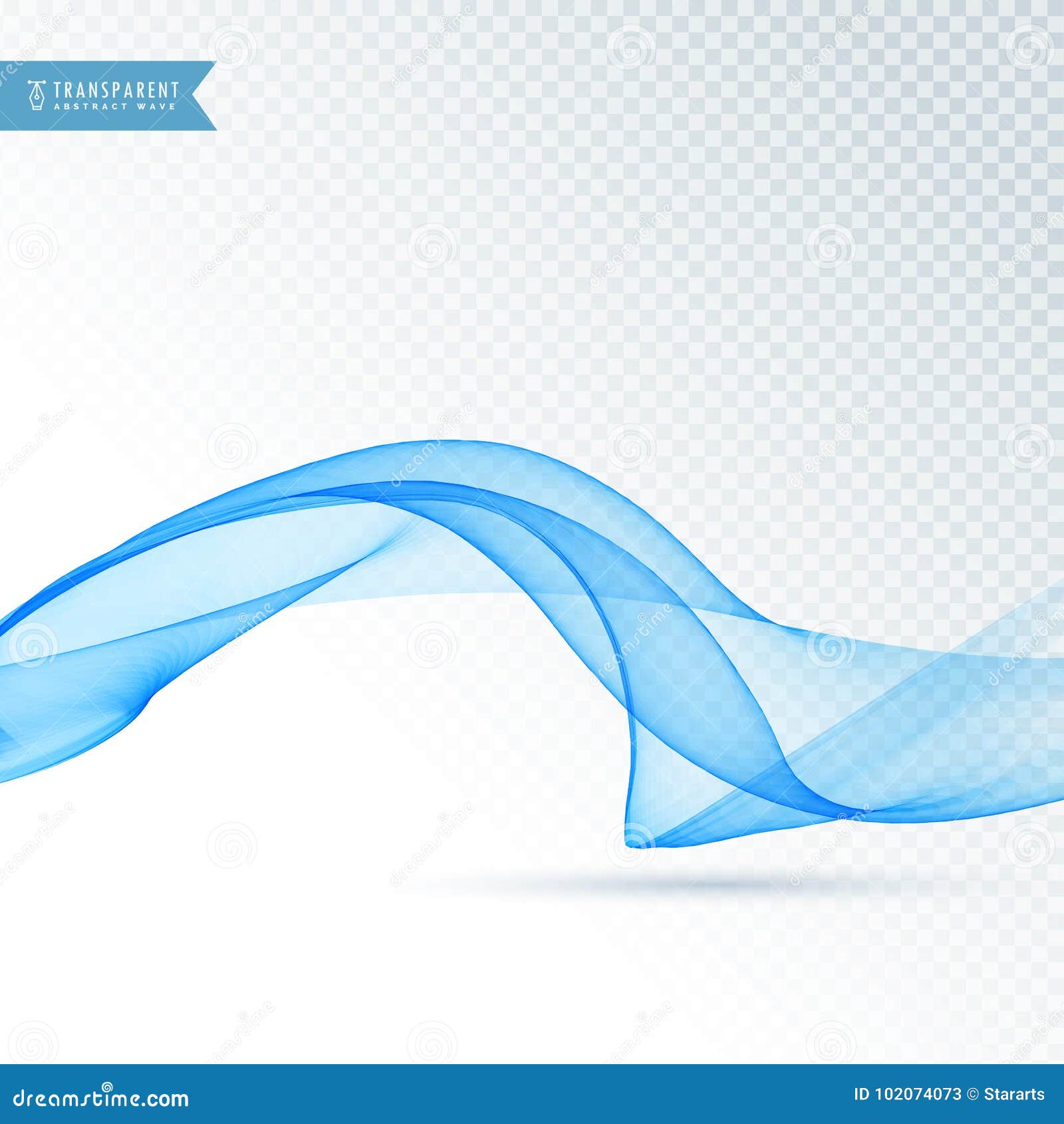Abstract Blue Wave Background Design Stock Vector - Illustration of ...
