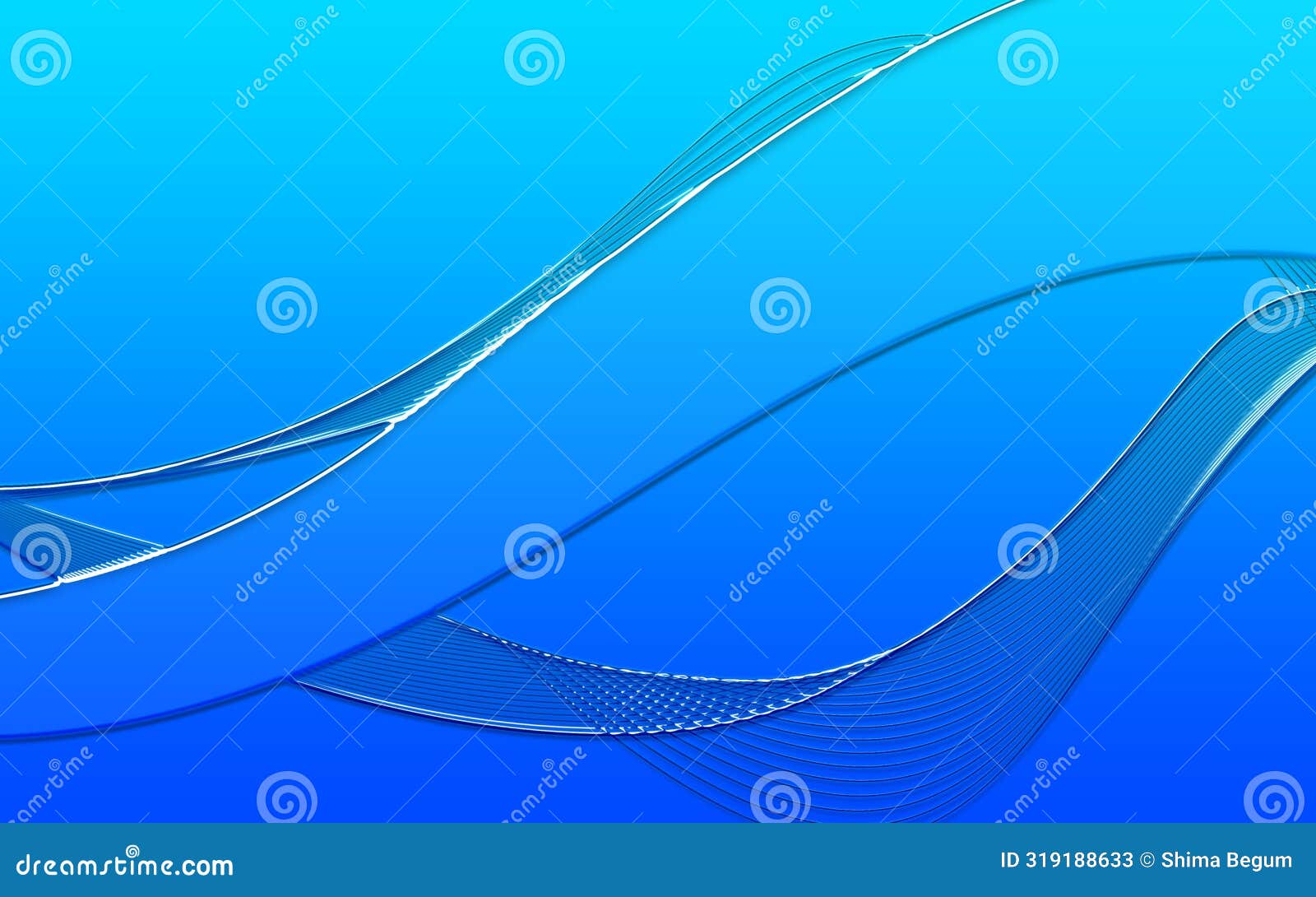 Abstract Blue Wave Background Design 4K Background Stock Illustration ...
