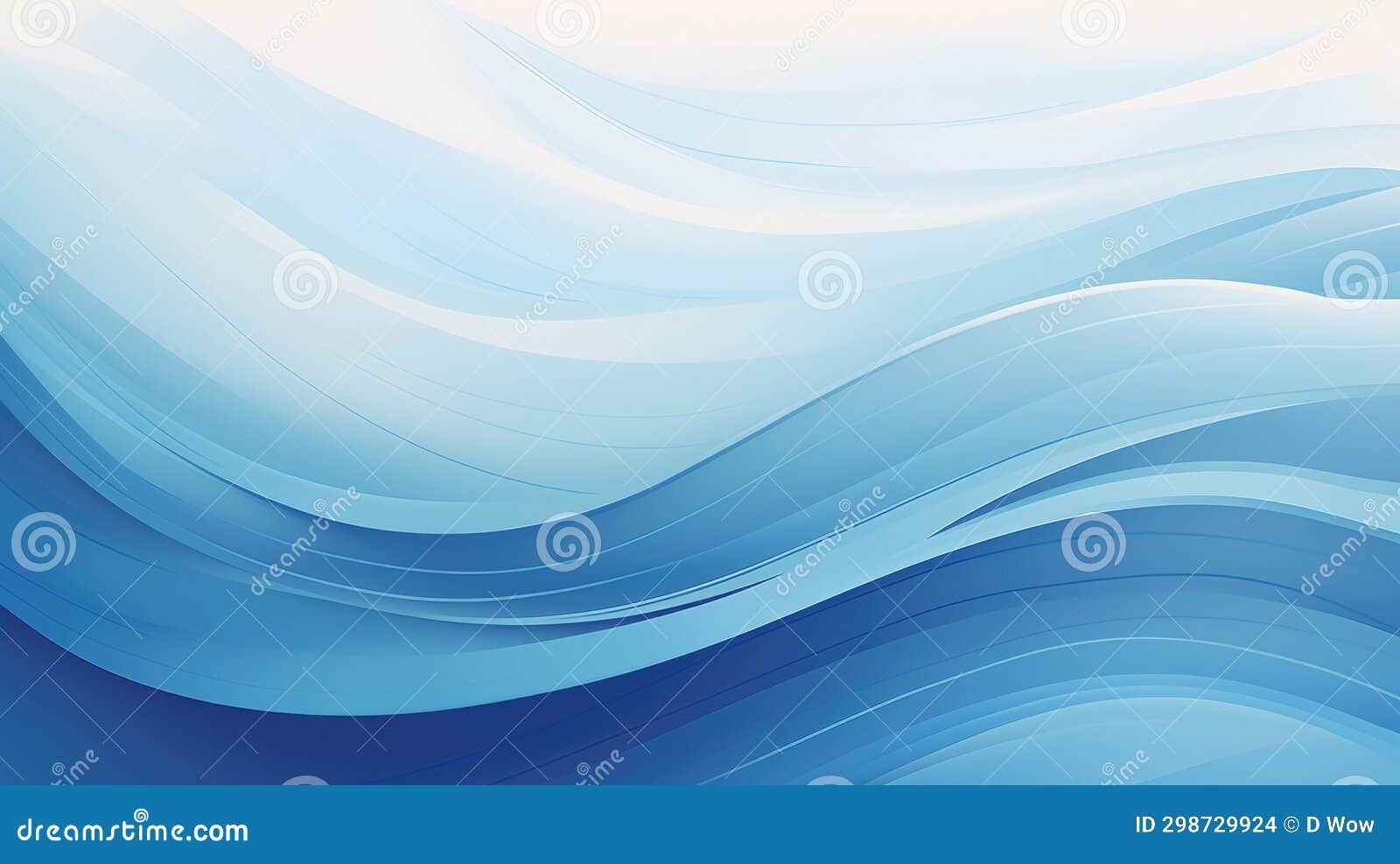 Abstract Blue Wave Background, Desktop Wallpaper Stock Illustration ...