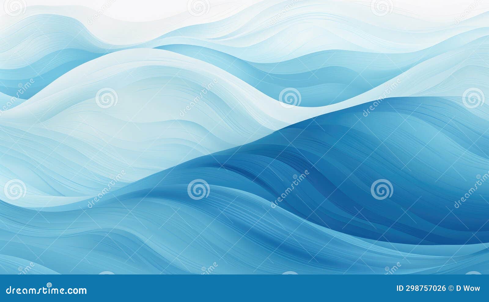 Abstract Blue Wave Background, Desktop Wallpaper Stock Illustration ...