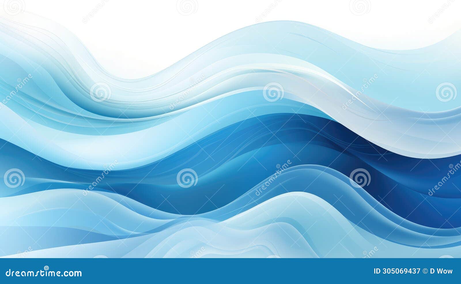 Abstract Blue Wave Background, Desktop Wallpaper Stock Illustration ...