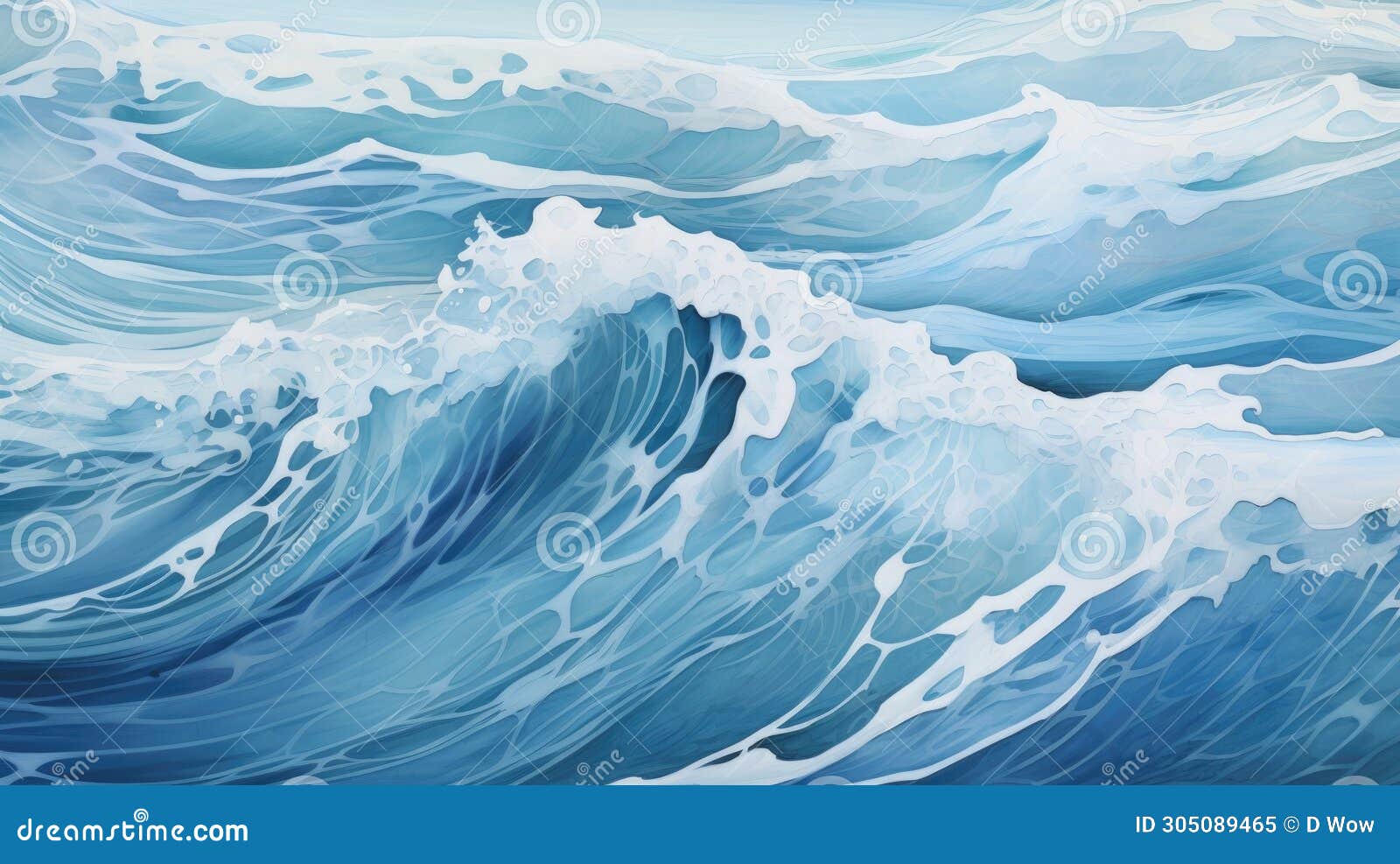 Abstract Blue Wave Background, Desktop Wallpaper Stock Image - Image of ...