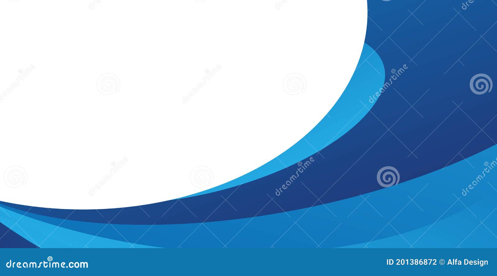 Abstract Blue Wave Background for Presentation Design Stock ...