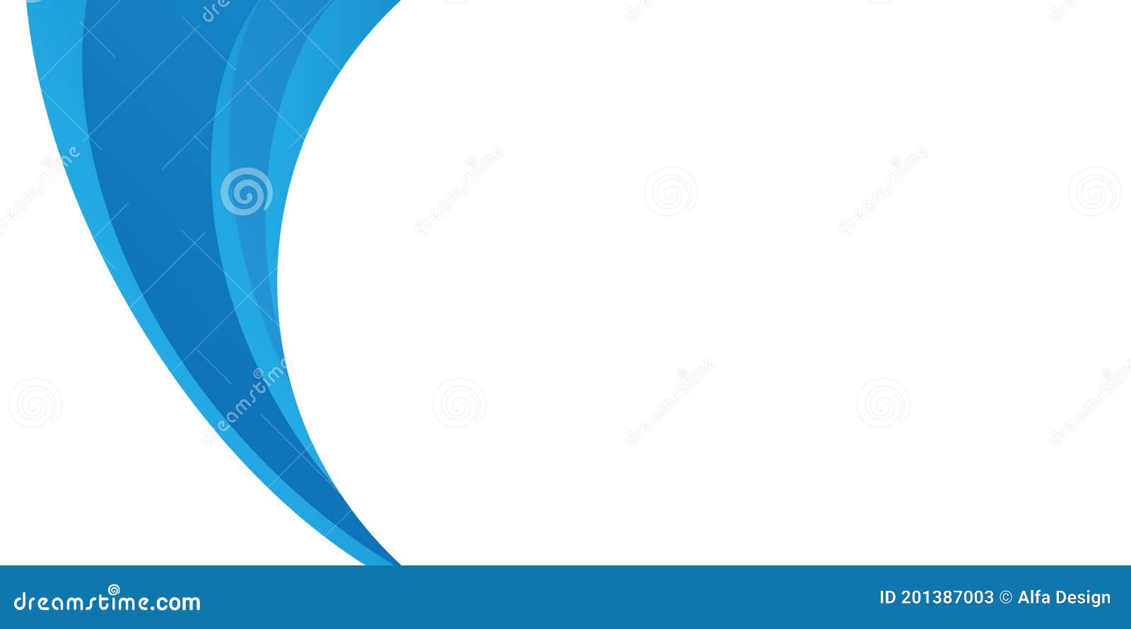 Abstract Blue Wave Background for Presentation Design Stock ...