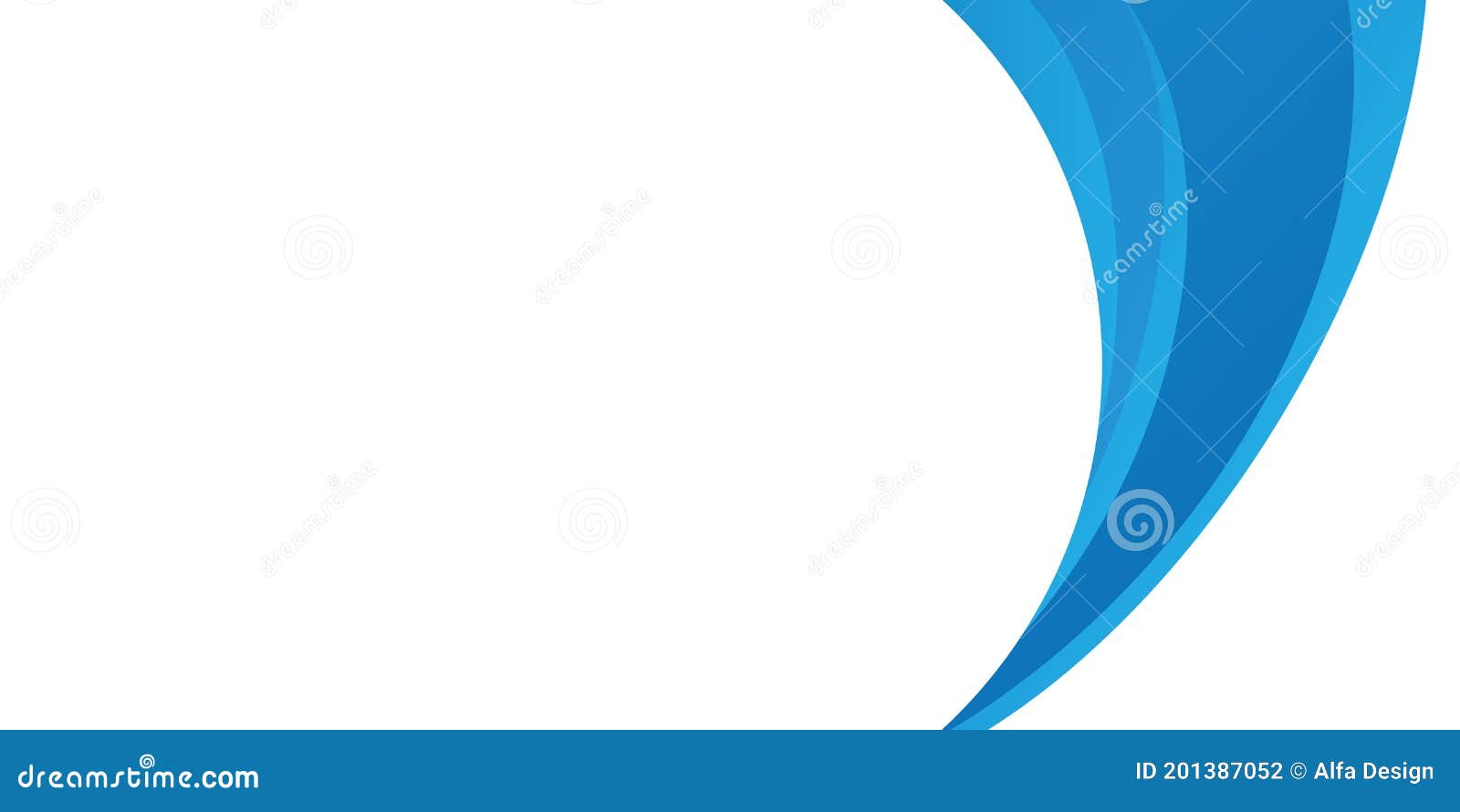 Abstract Blue Wave Background for Presentation Design Stock ...