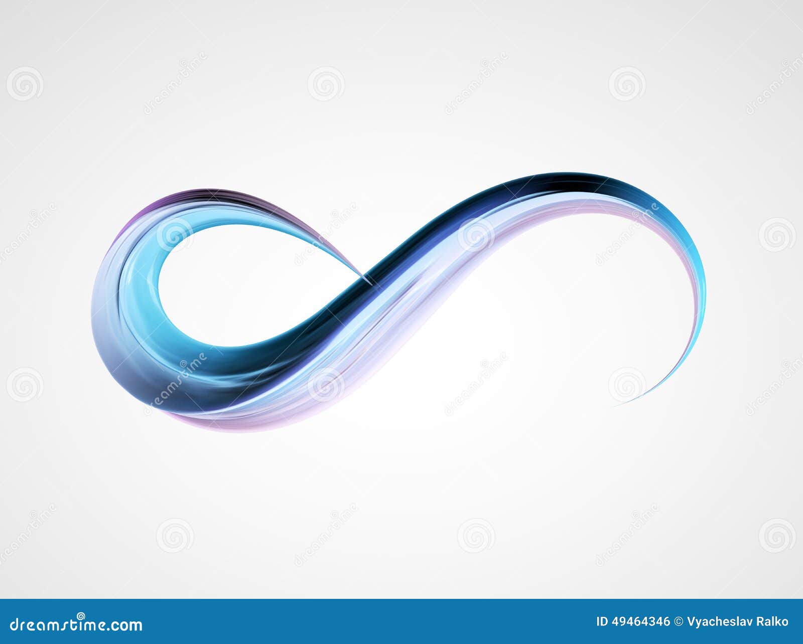 Abstract Blue Wave Brush Stroke Stock Illustration - Illustration of ...