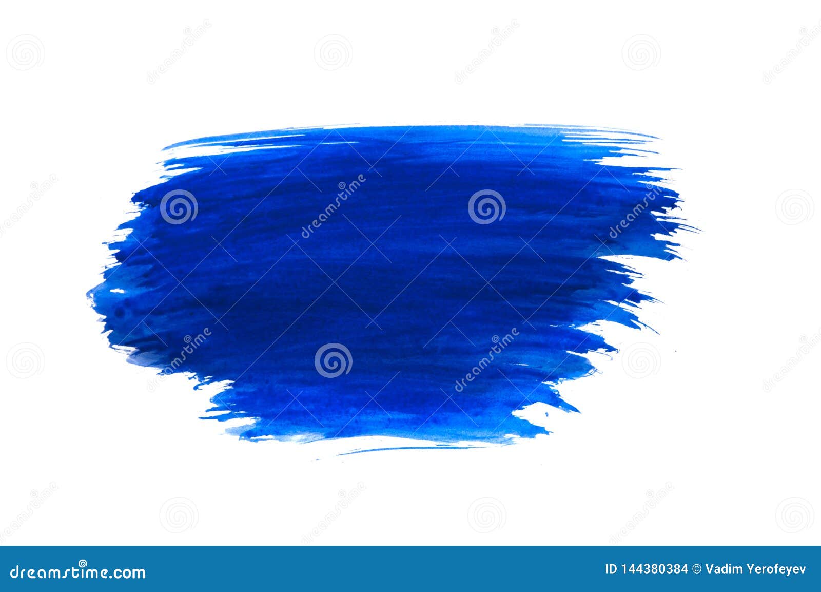 Abstract Blue Wave Brush Stroke Stock Illustration - Illustration of ...