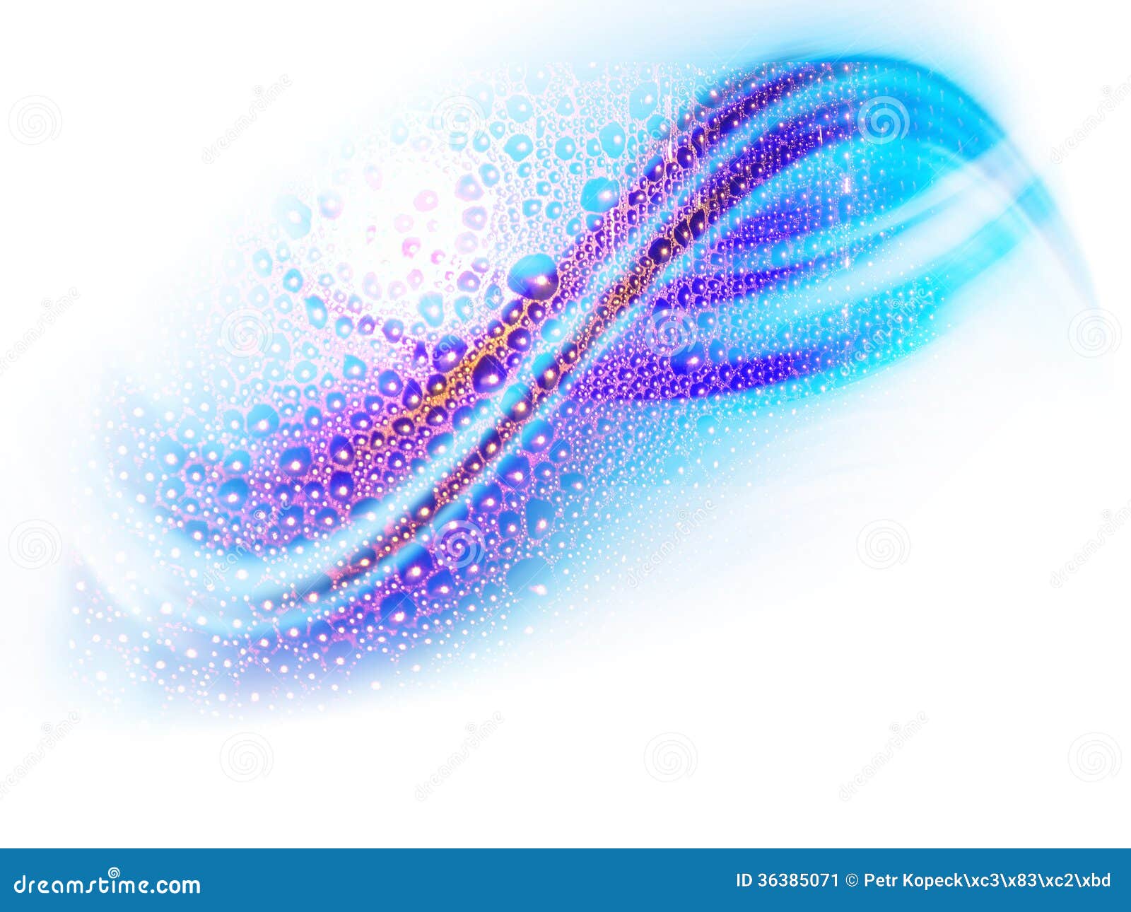 Abstract Blue Wave with Bubble Stock Image - Image of quality, bubble ...