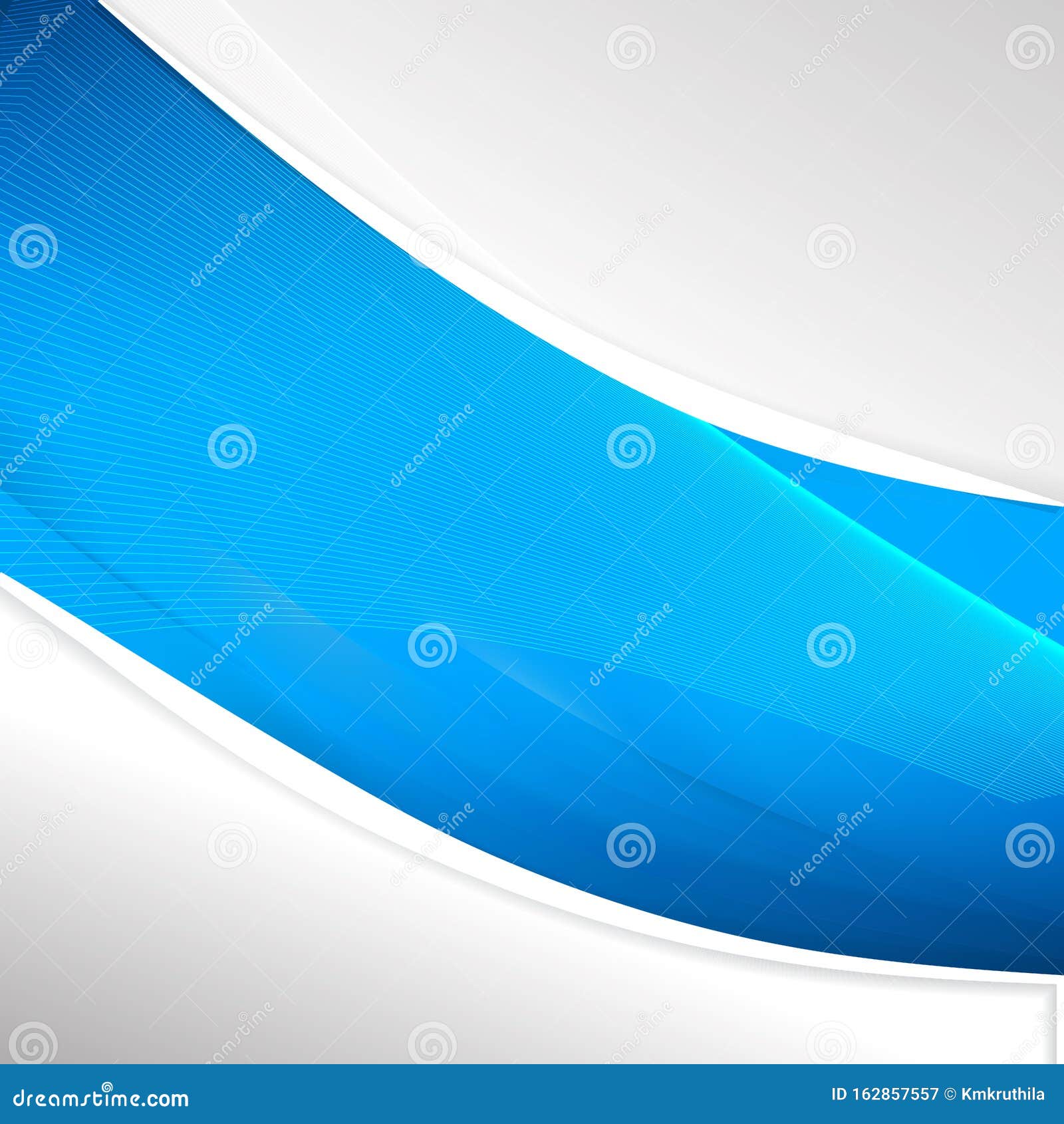 Abstract Blue Wave Business Background Design Template Stock Vector ...