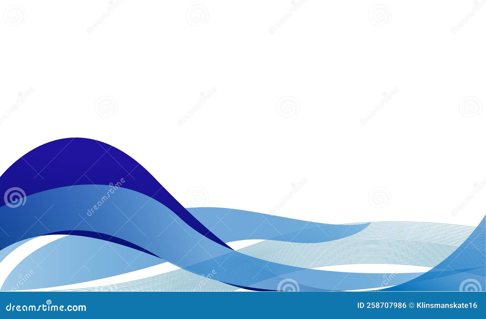 Abstract Blue Wave Curve Background Design Backdrop Stock Vector ...