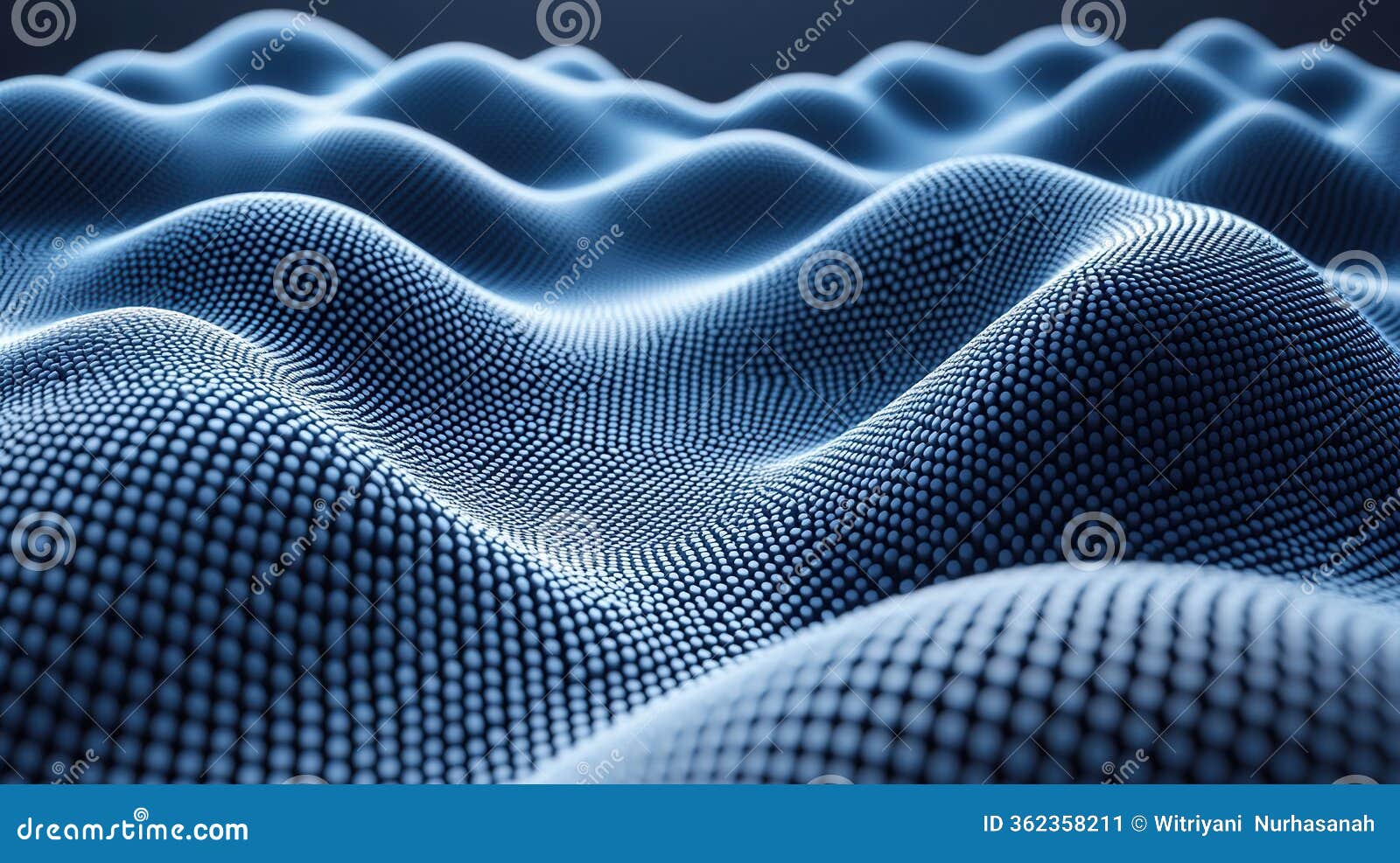 Abstract Blue Wave Data Flow, Digital Background, Tech Texture Stock ...