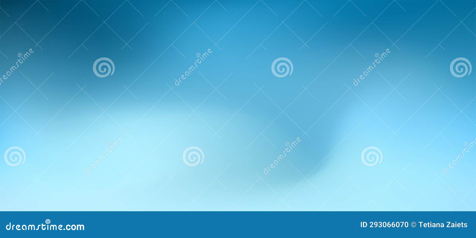 Abstract Blue Wave Gradient Vector Background. Blurred Navy Water ...
