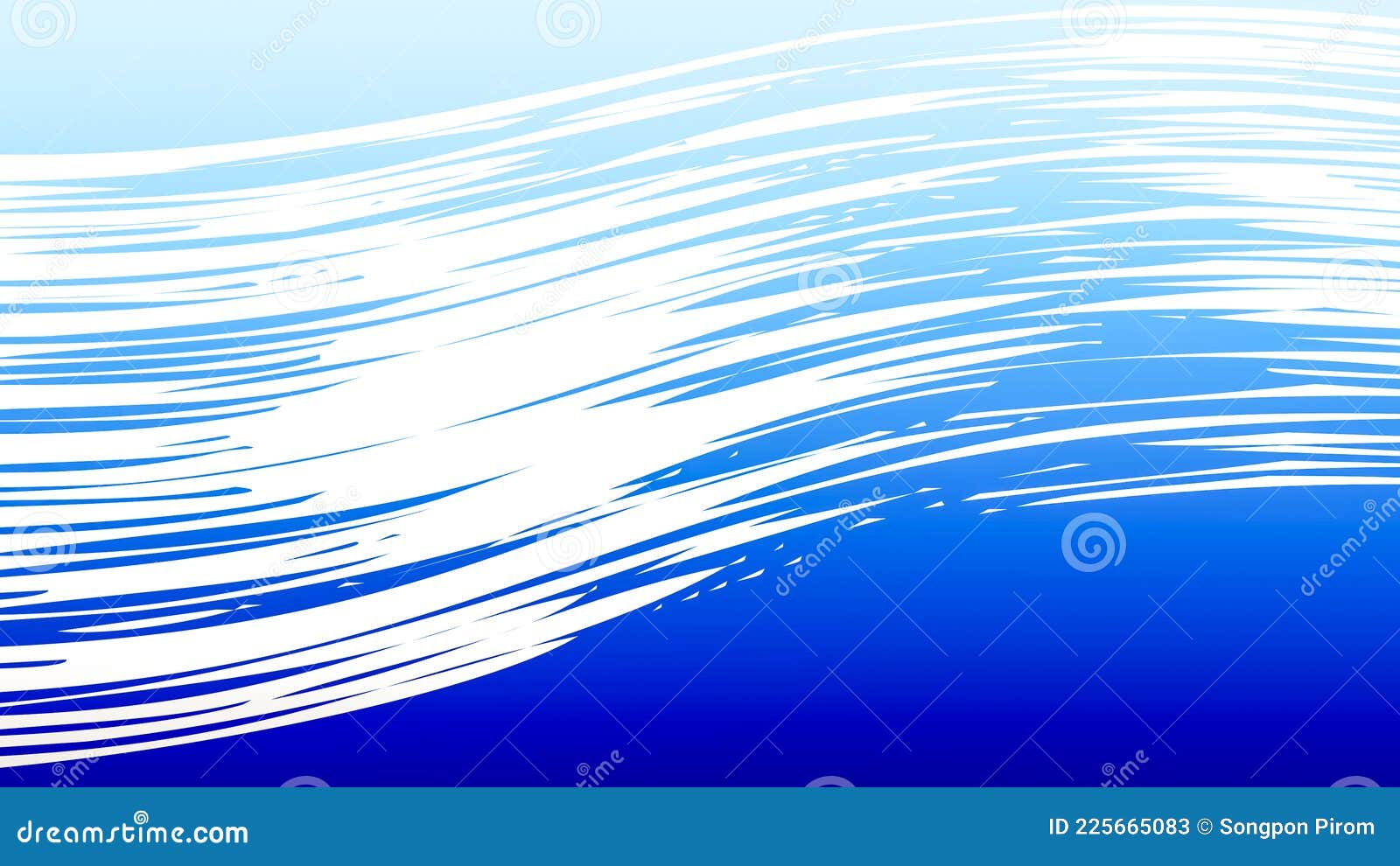 Abstract Blue Wave Graphic Luxury Design Stock Illustration ...